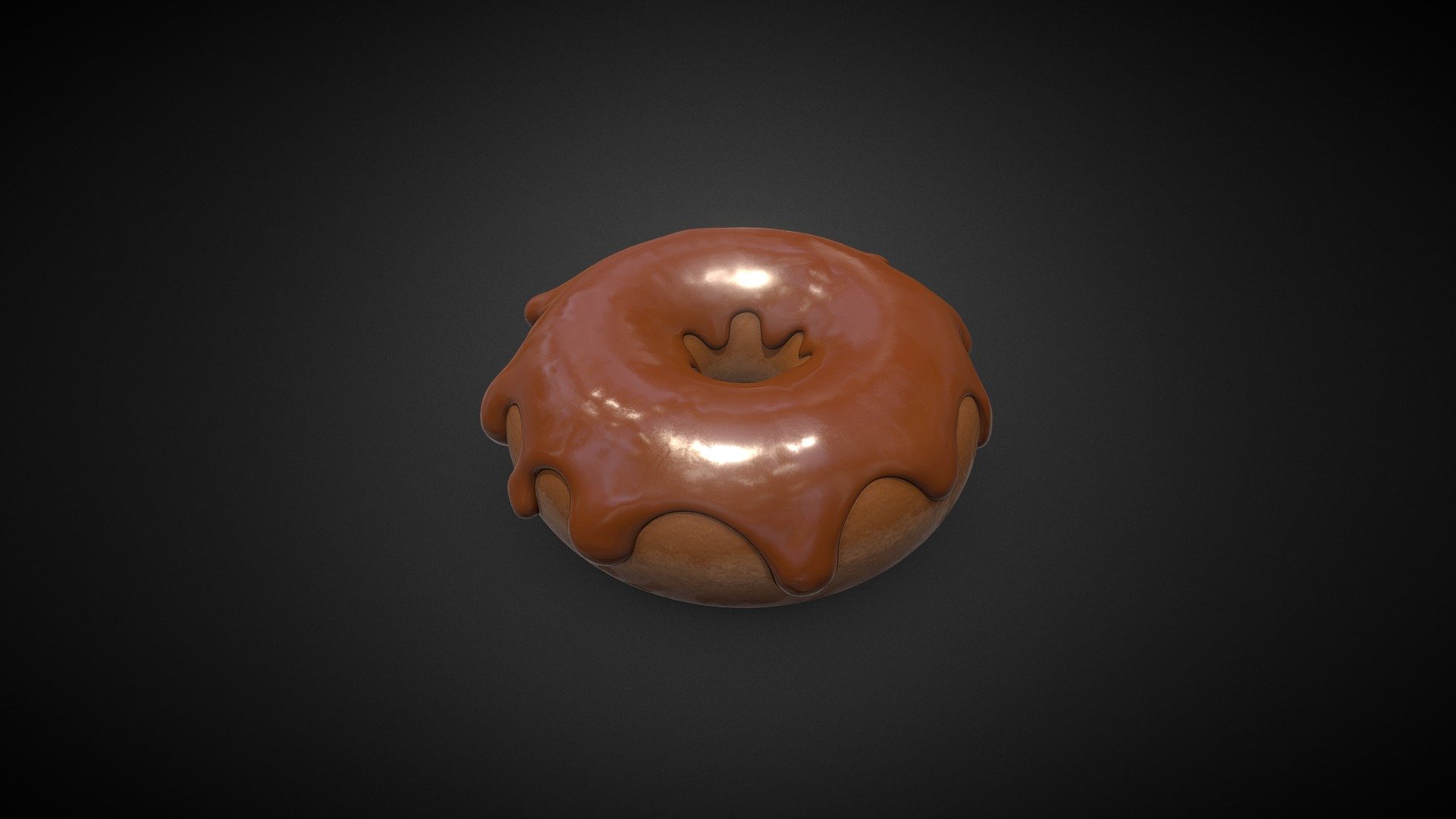 Stylized Chocolate Donut - Buy Royalty Free 3D model by Bacontaco ...