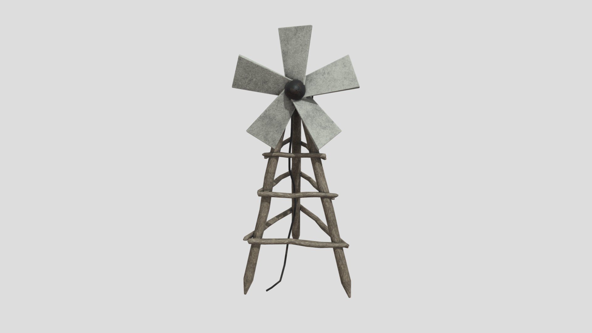 Old Wooden Windmill - Download Free 3D model by Tyler Lazzareschi ...