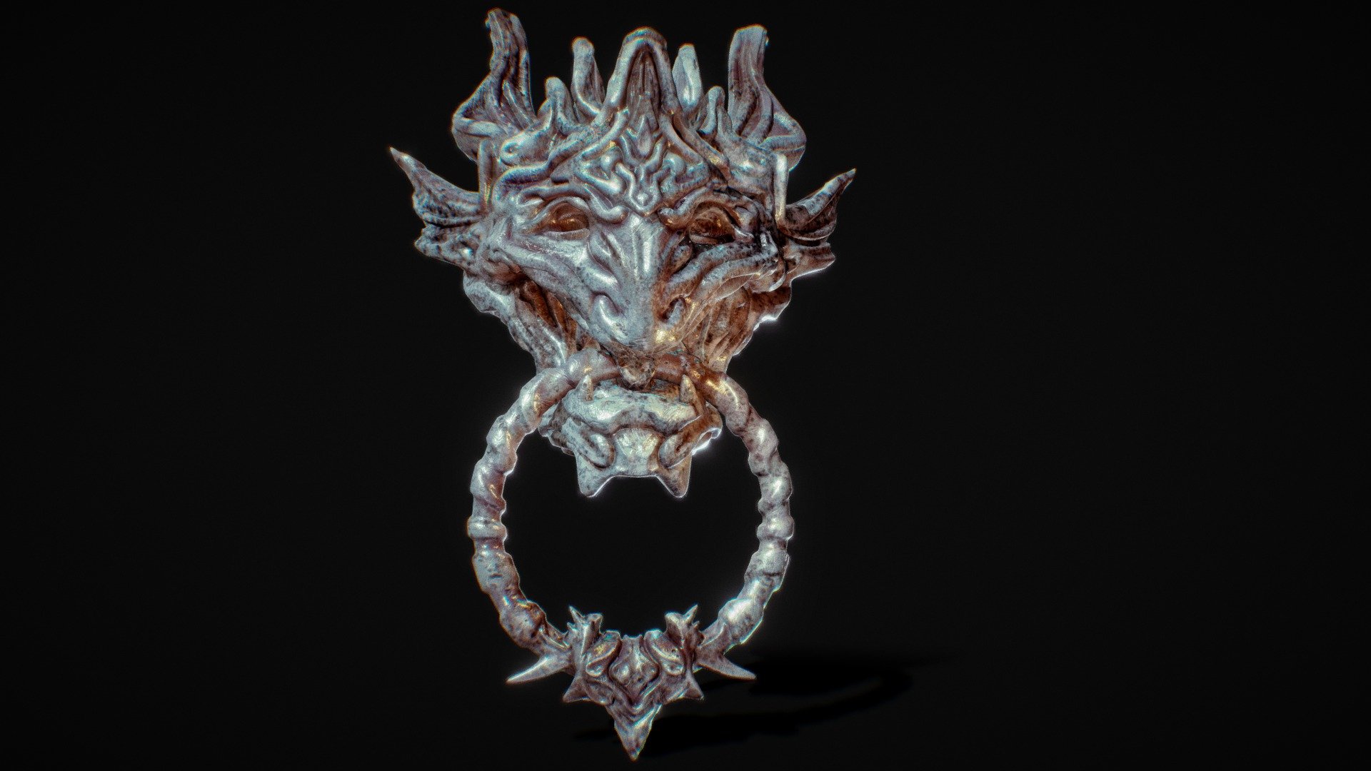 Gothic Door Knob4 - Buy Royalty Free 3D model by Manthos.Lappas ...