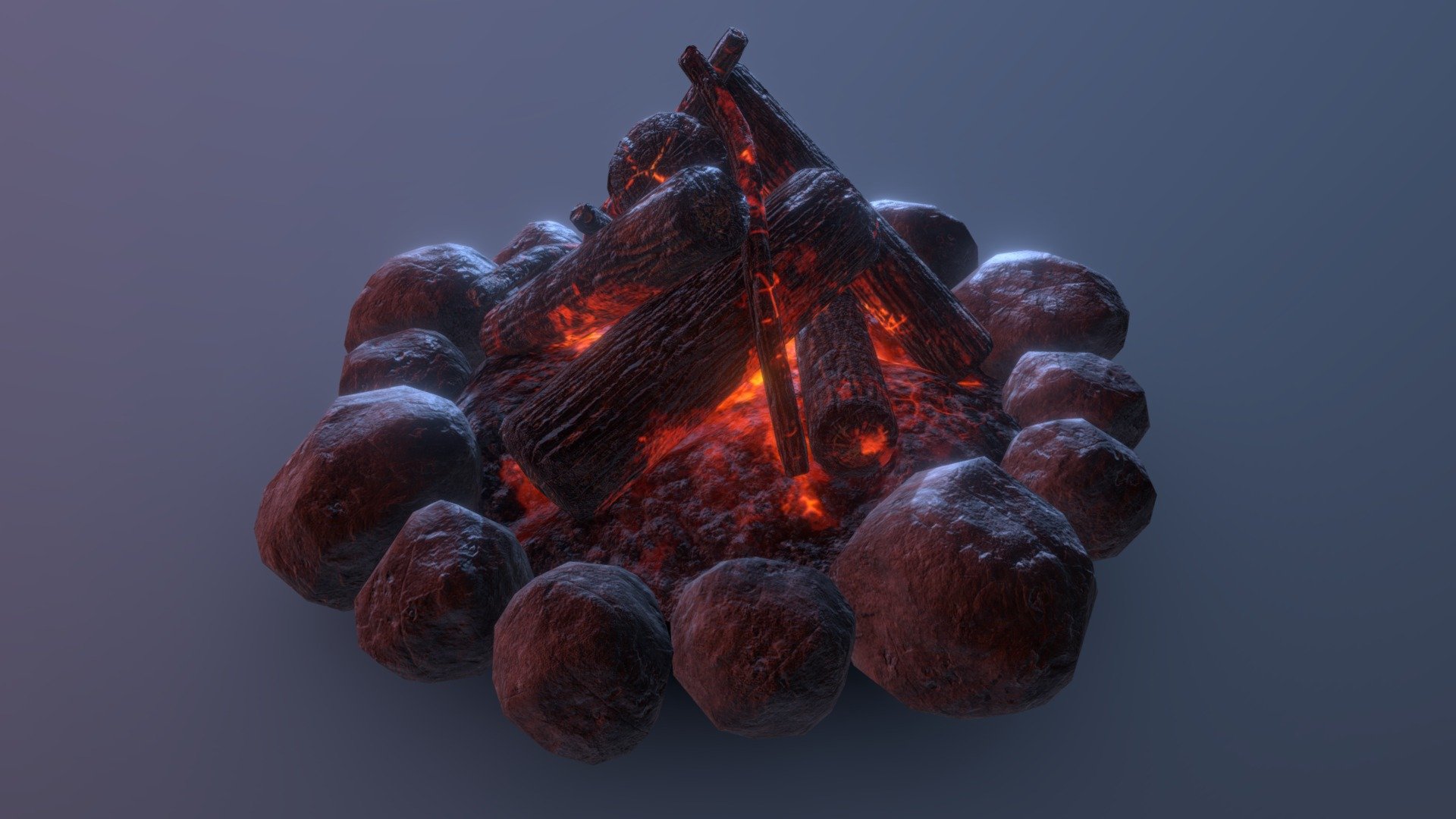 Campfire - Buy Royalty Free 3D model by Mikołaj Michalak (Nillusion ...