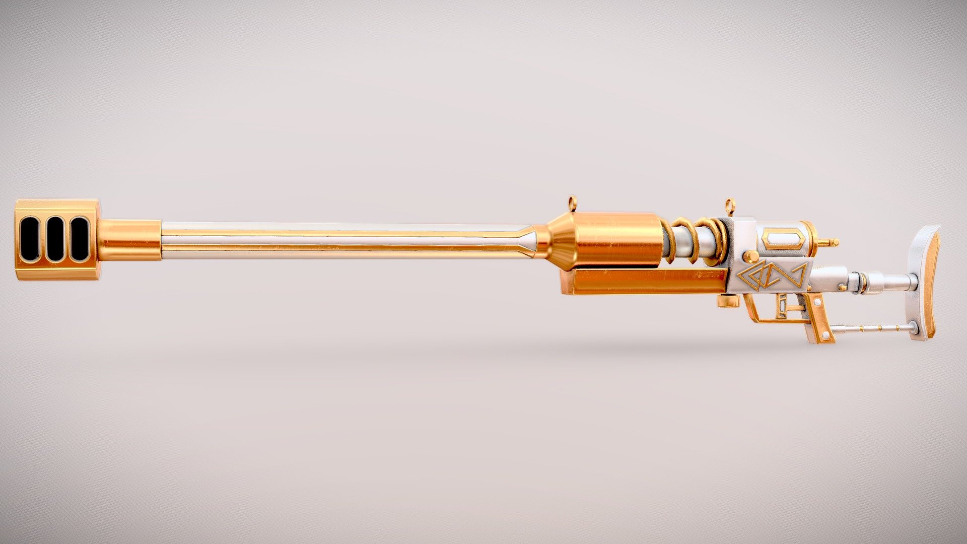 AM Rifle-Sacred Tech - 3D model by Oniros [0704495] - Sketchfab