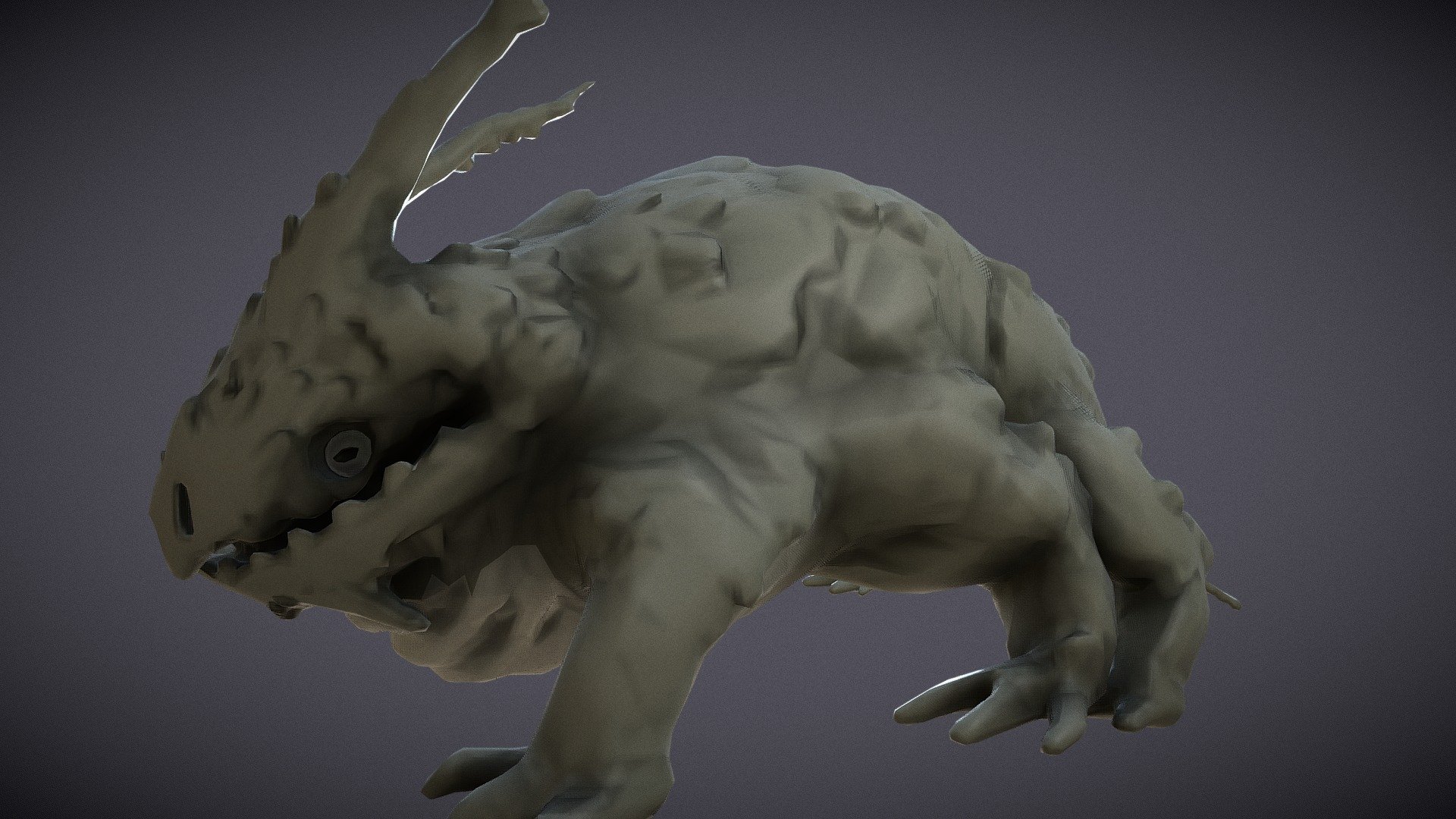 animation Giant Creature - 3D model by poombanana25 (@poombanana25 ...