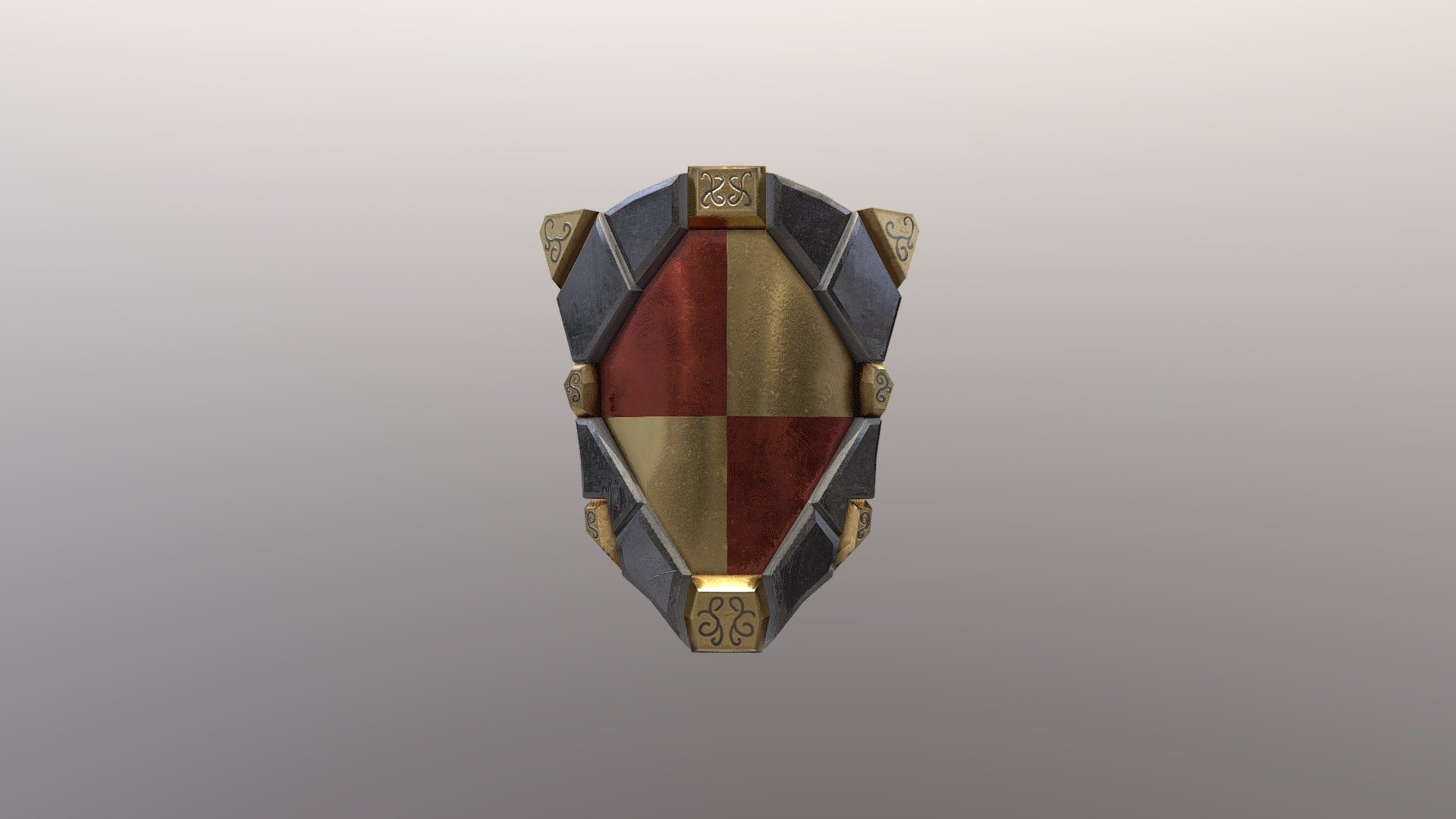 Modern Shield - 3D model by Bailey Rayko (@BaileyRayko) [0709583 ...