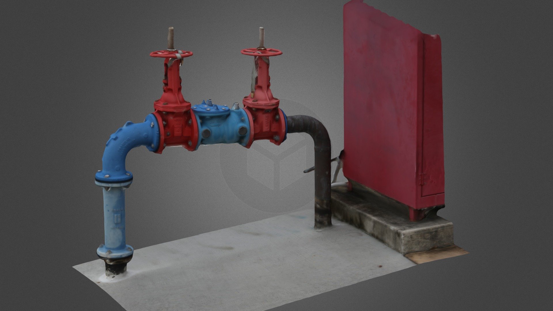 West End Fire Pump Pipe - 3D model by adamsaciuk [070c340] - Sketchfab