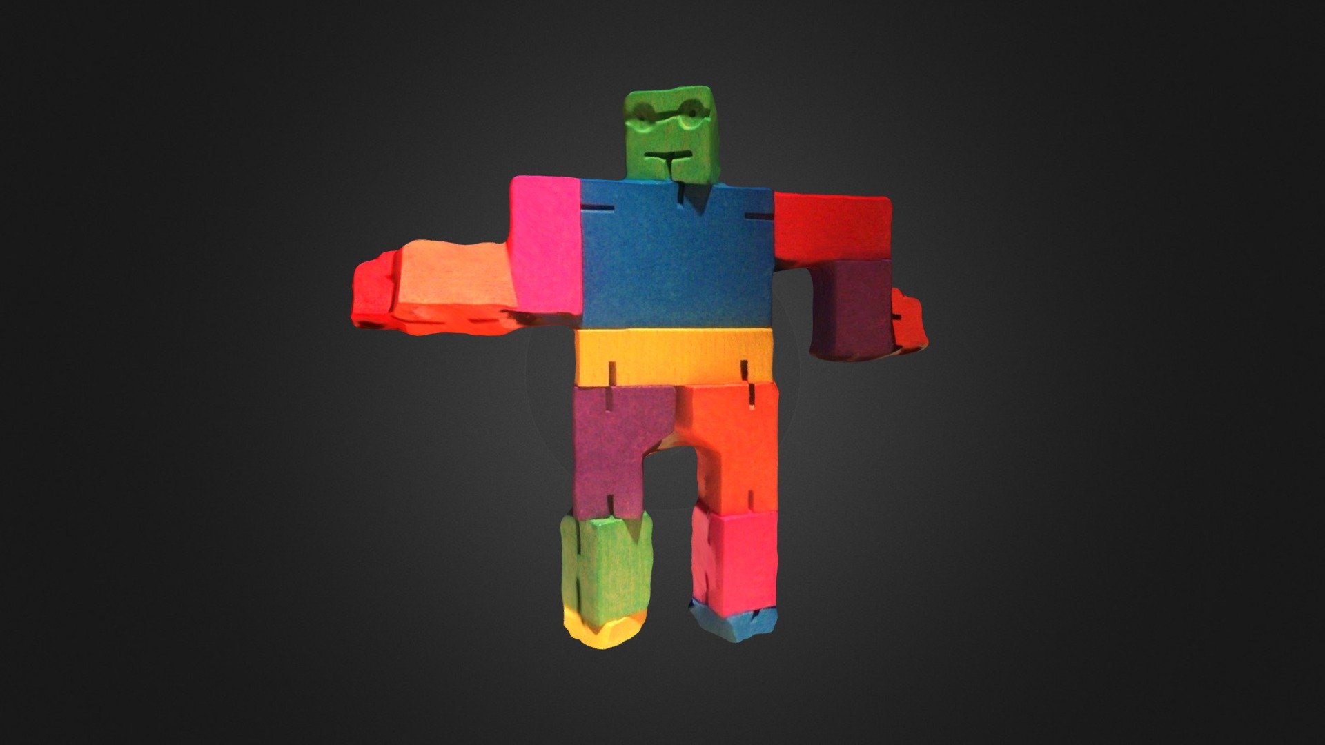 Multicolor cubebot #3DST15 - Download Free 3D model by alban [070c35f ...