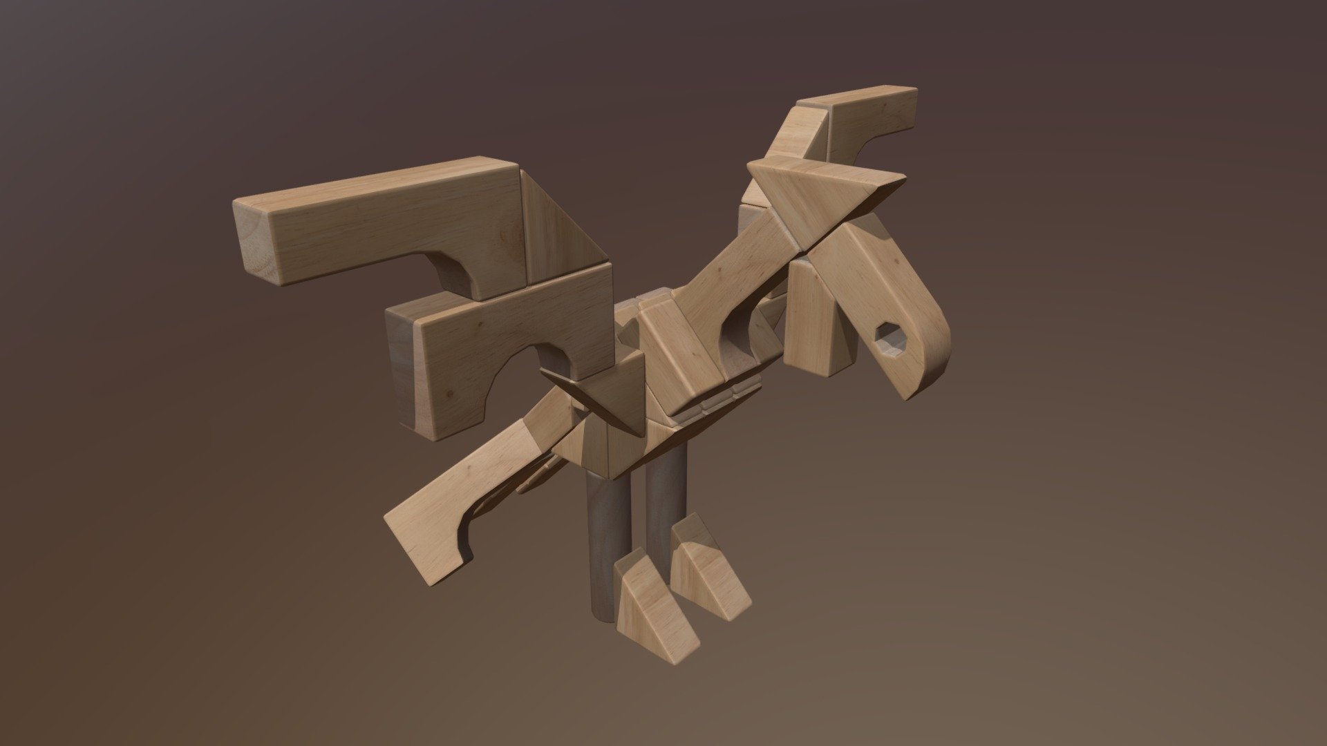 Block Bird - 3D model by rasmuss6 [0710aeb] - Sketchfab