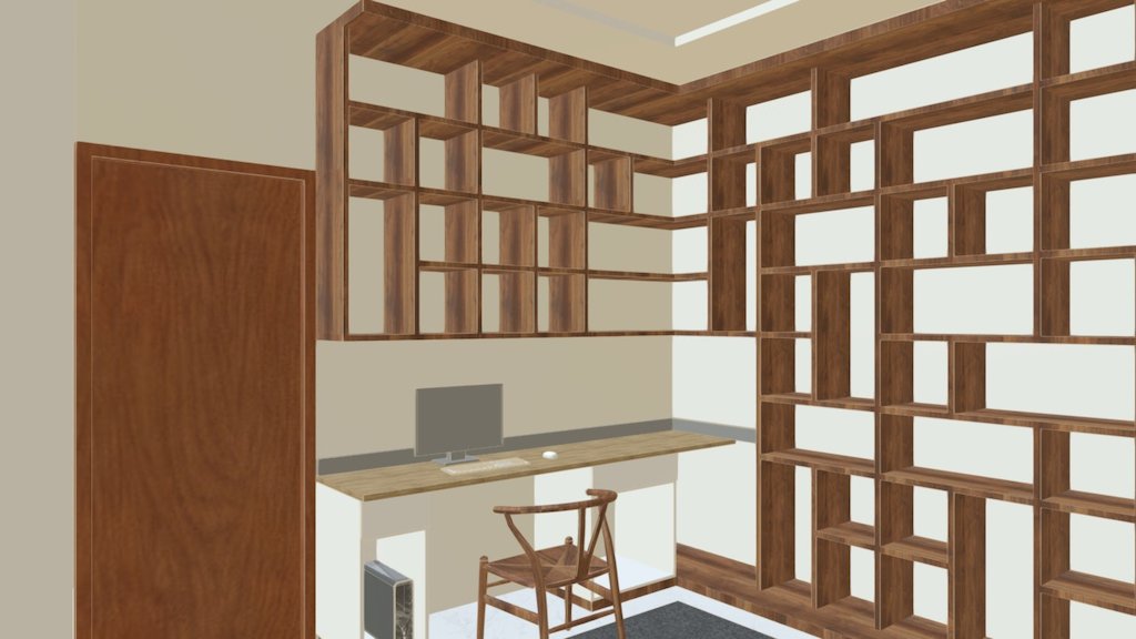 House Library - 3D model by ArchitectsGlaze [0712280] - Sketchfab