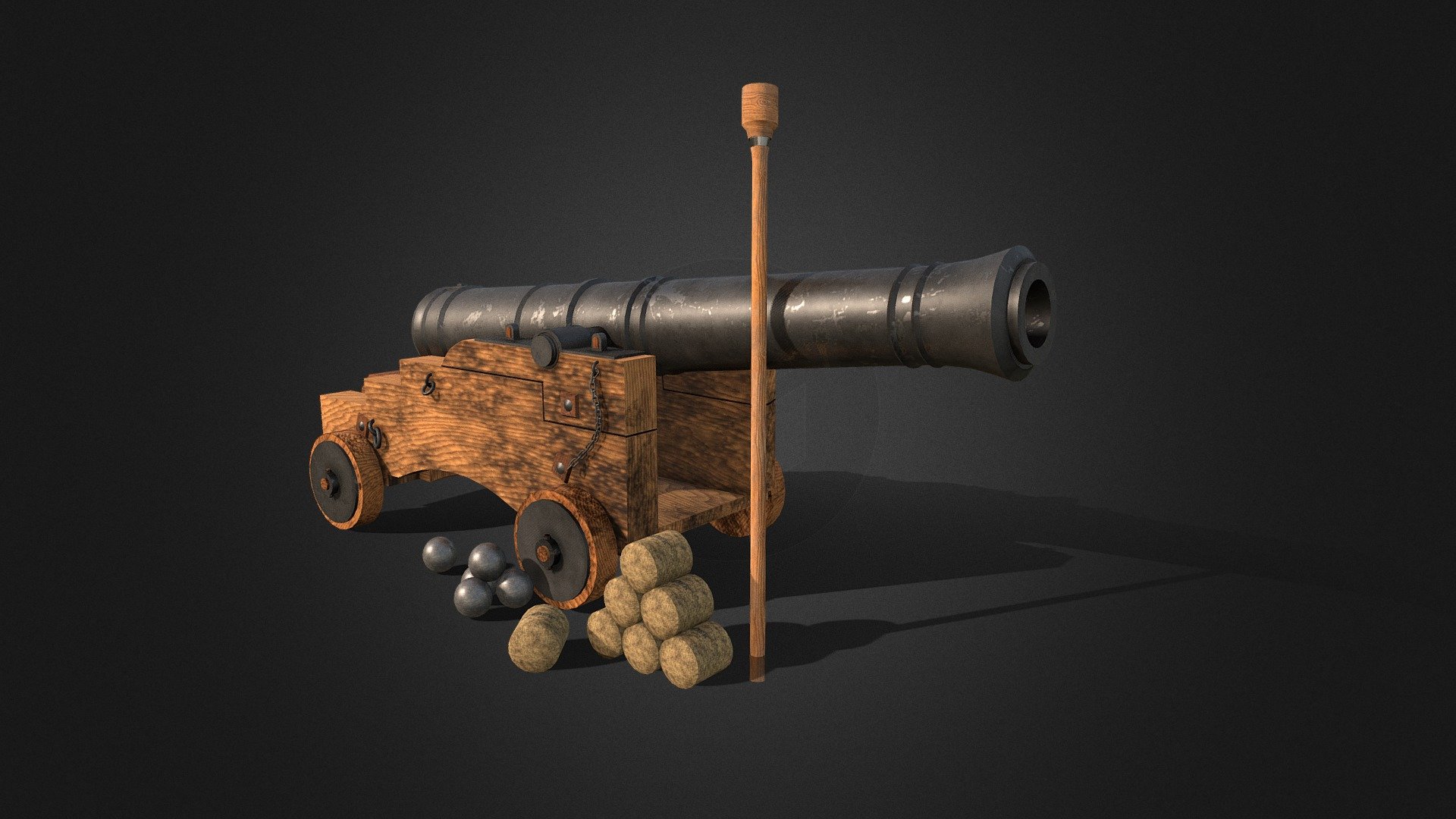 cannon - 3D model by sam_peters [07122d9] - Sketchfab