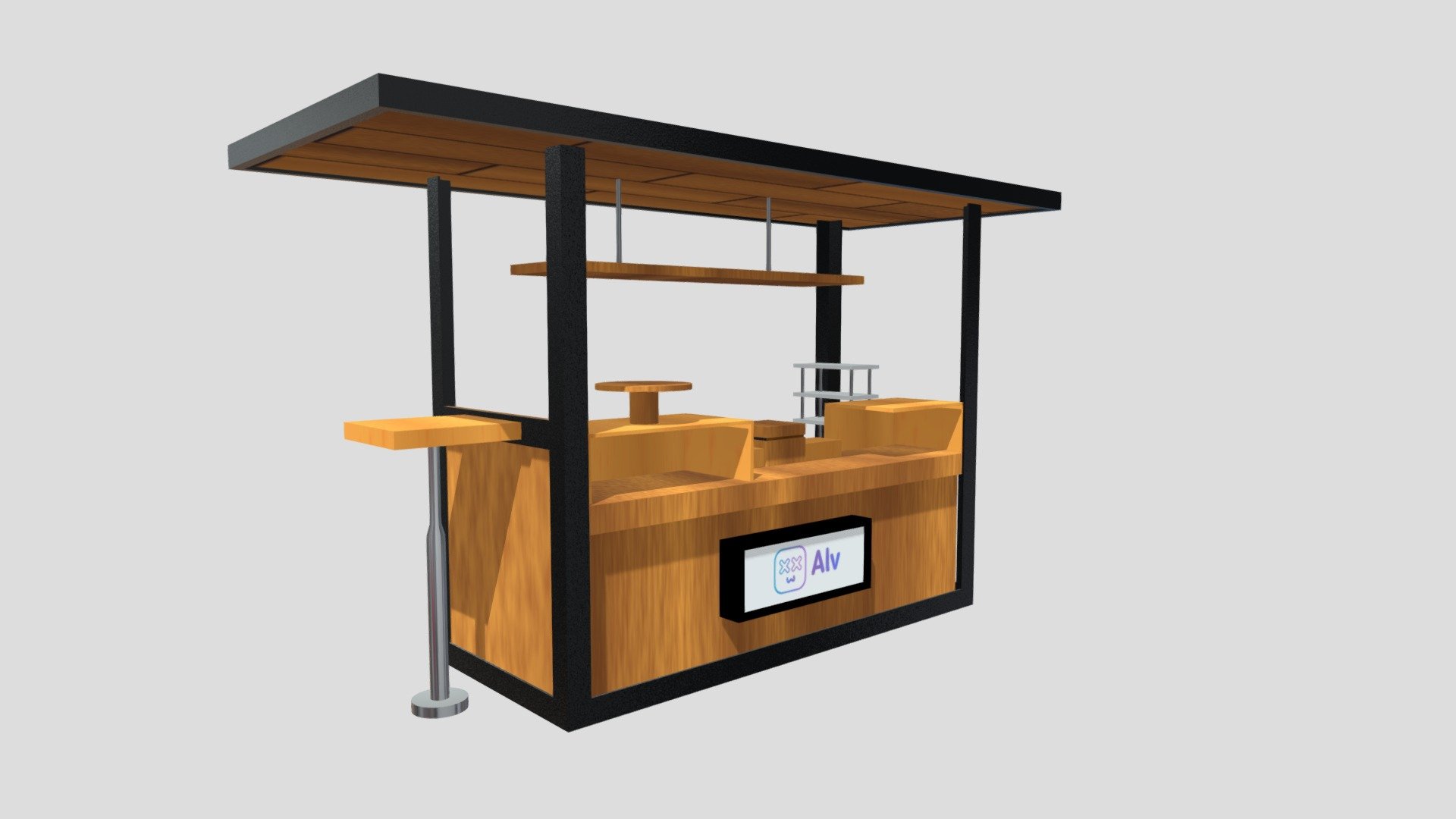 Mini Stand - 3D model by Alv (@Alvvalent) [0712d15] - Sketchfab