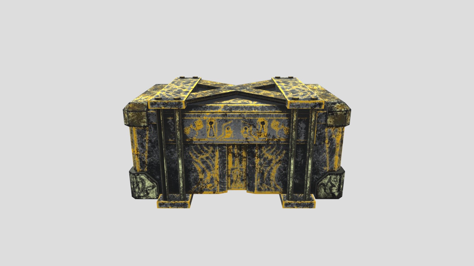 Dungeon Locked Chest - 3D model by Yaravik (@bradleyadam1) [0712e66 ...