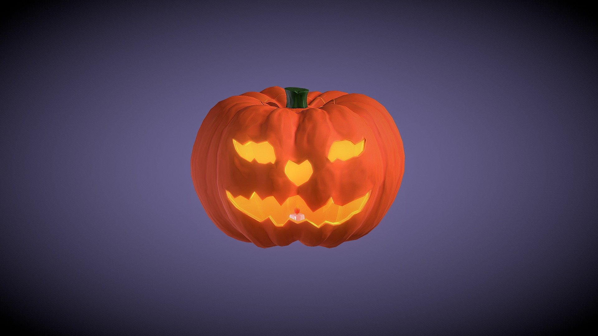 Halloween pumpkin - 3D model by Mino (@M.Mino) [07134b0] - Sketchfab