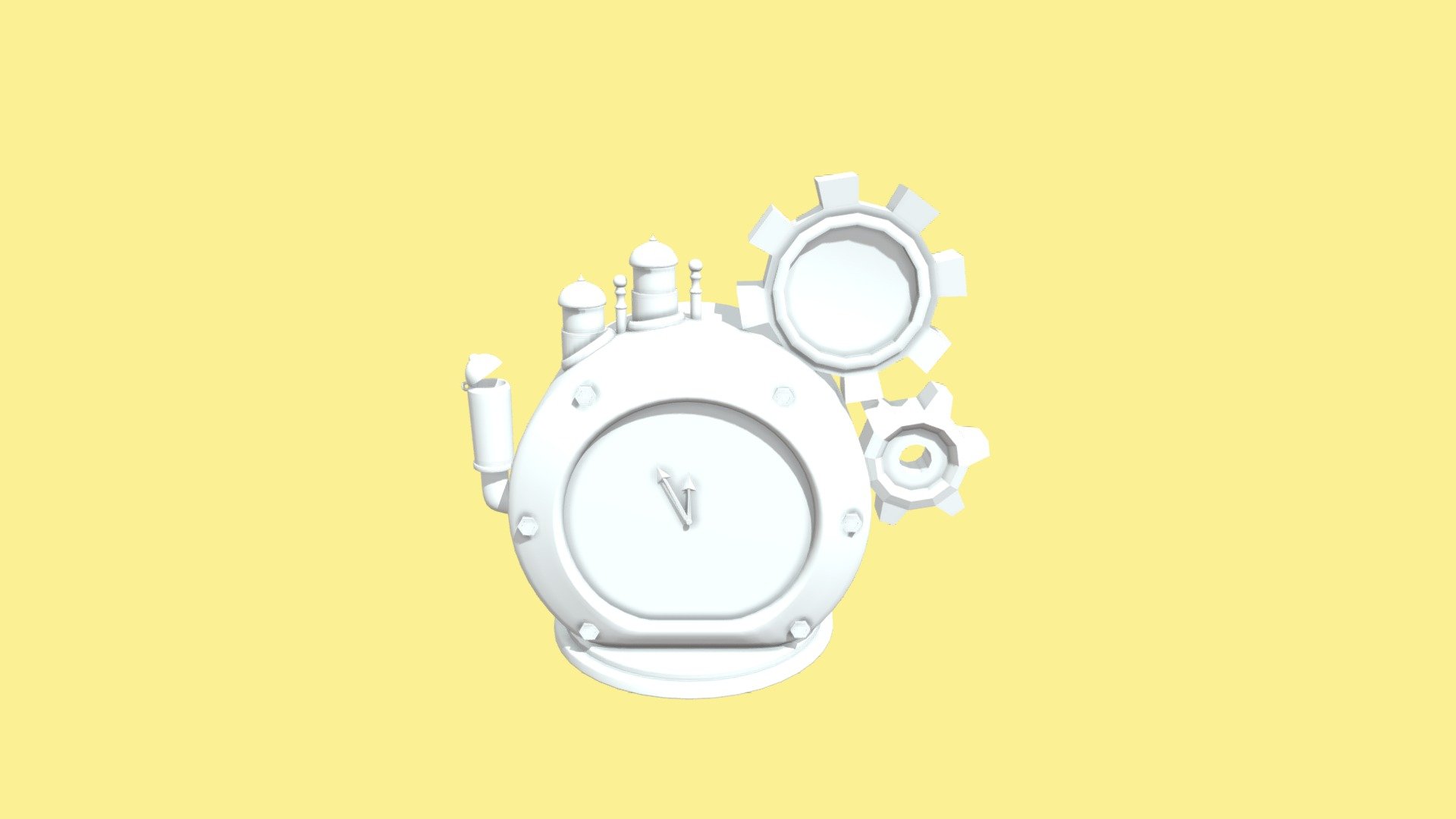 clock / reloj steampunk - 3D model by DanielaReyes (@ojit.o) [0716173 ...