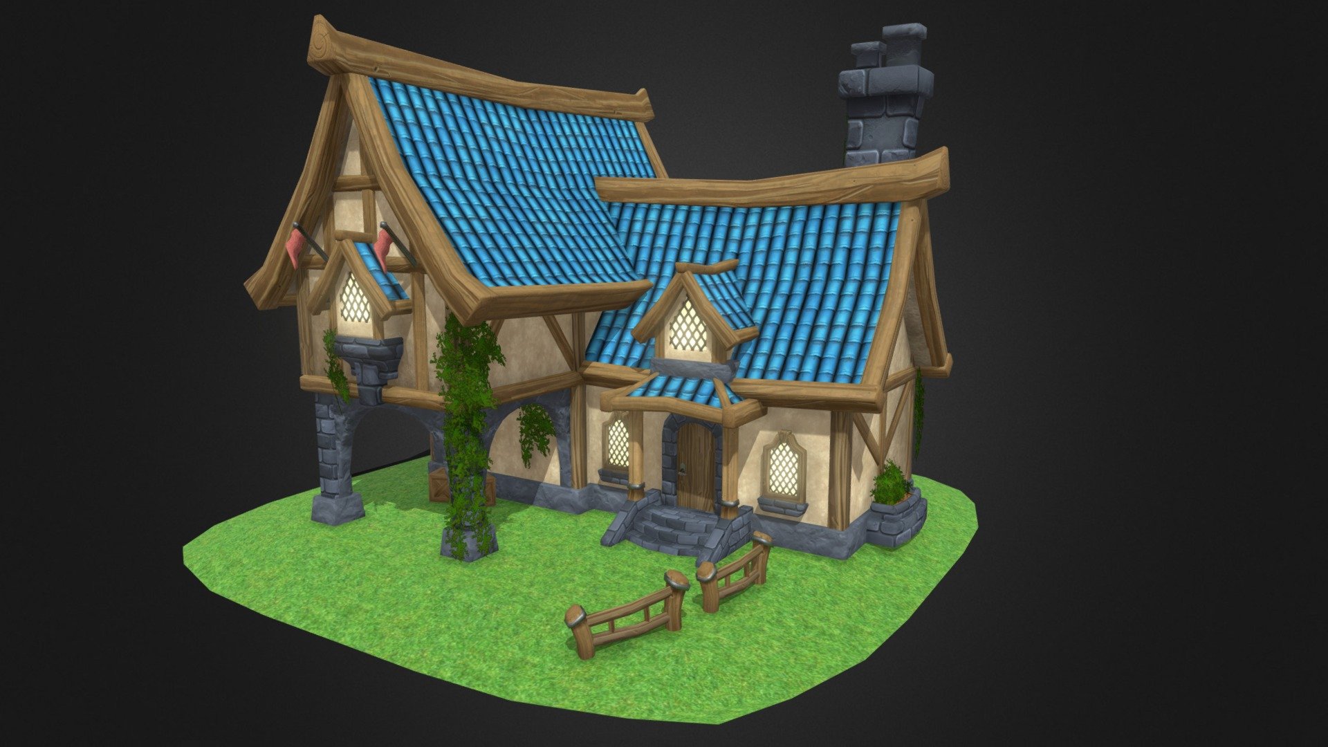 Stylized House Trim Sheet - William Charbonneau - 3D model by Zorak-Art ...