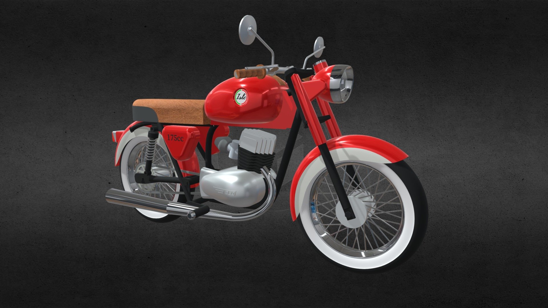 Moto ISLO 175cc Apache - 3D model by a2jr [071b5df] - Sketchfab