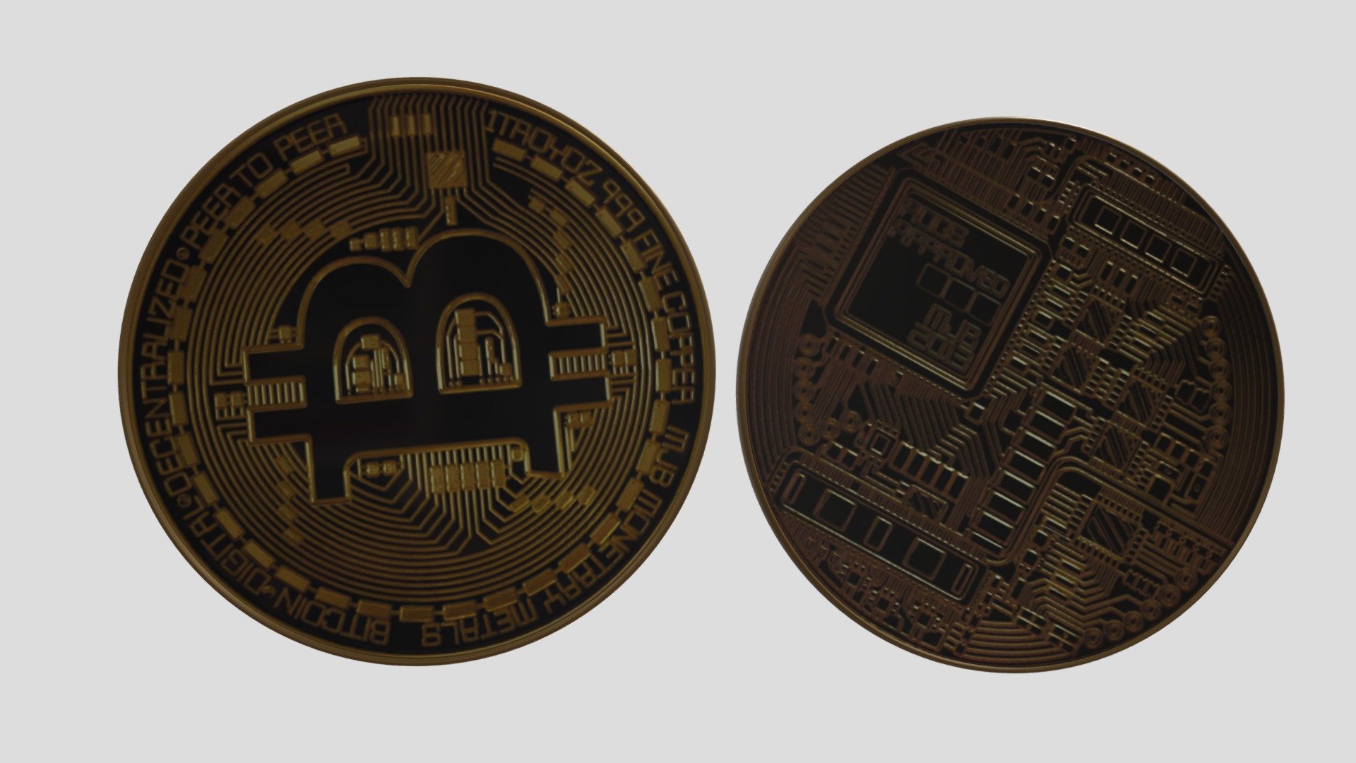 Bitcoin - Download Free 3D model by ORESAMA_ENISHI [071b60c] - Sketchfab