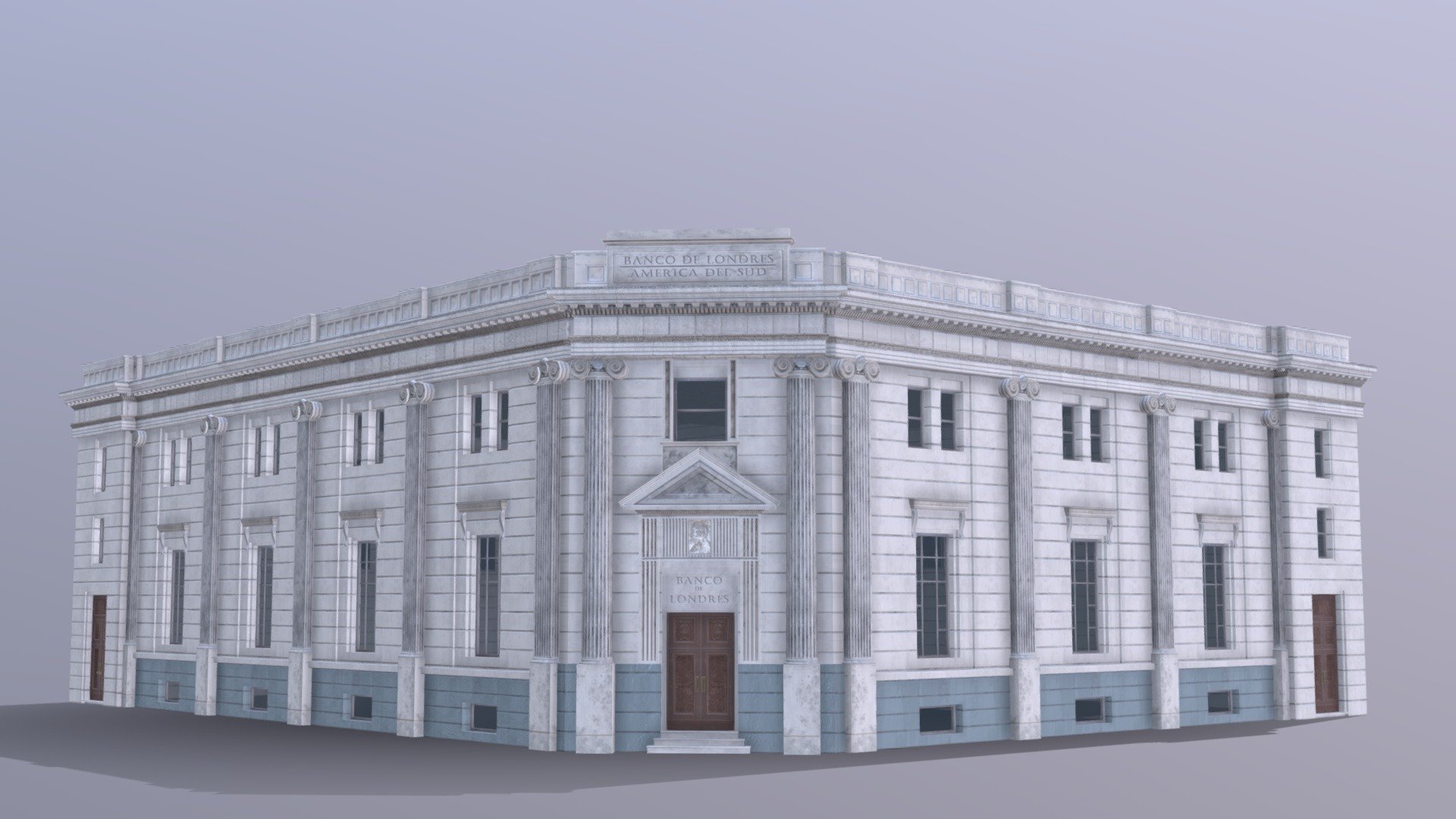 Edificio del banco de londres - 3D model by Darf (@sannie01) [071ba7e ...