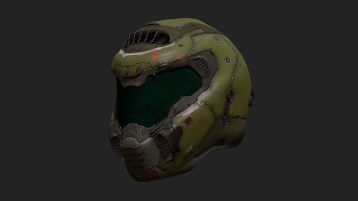 Doomguy 3D models - Sketchfab