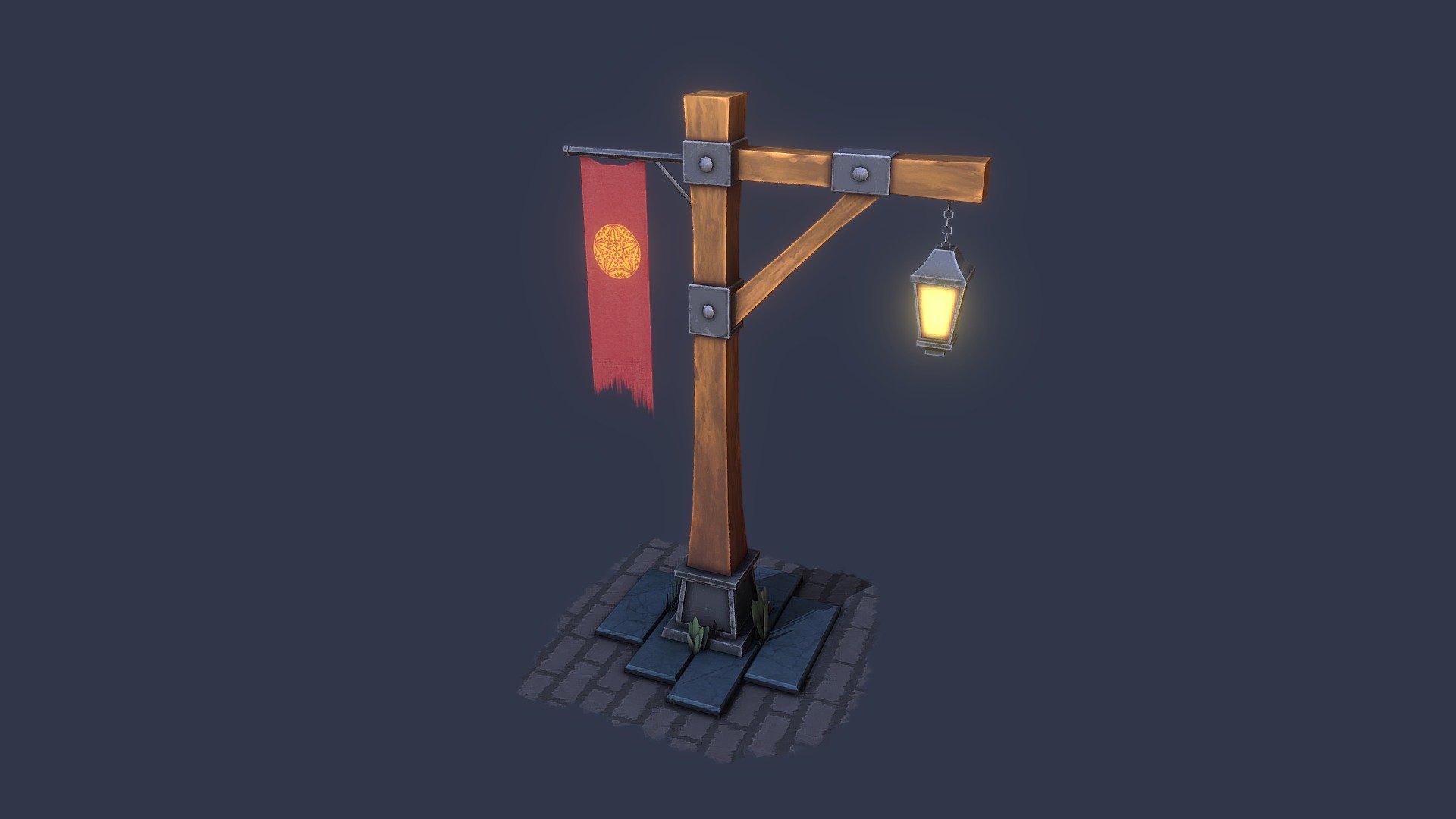 Lamp Post - 3D model by max_dsw [0720b58] - Sketchfab