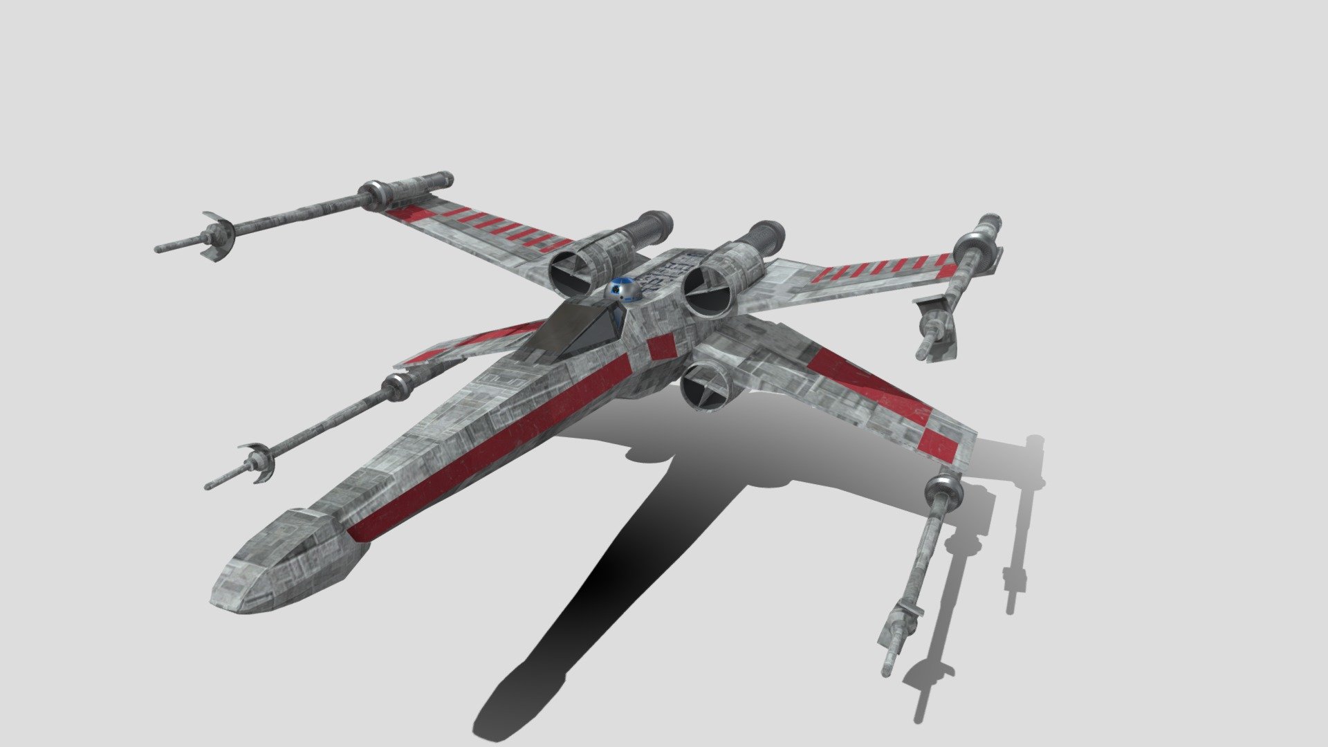 X-Wing - Download Free 3D model by Atlas (@Atlasmodels) [07215c0 ...