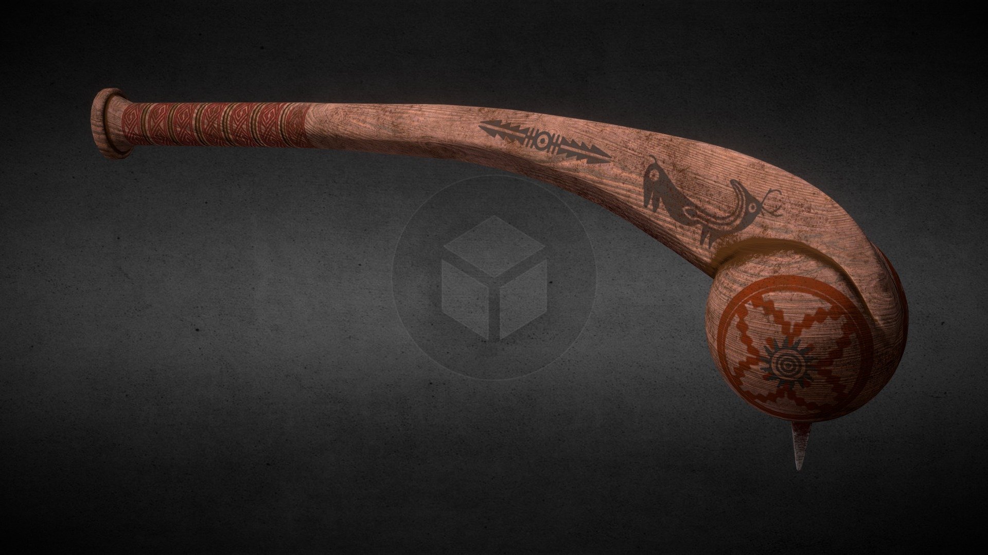 Spiked War Club Heirloom - 3D model by BenjaminMattson [0721bd8 ...