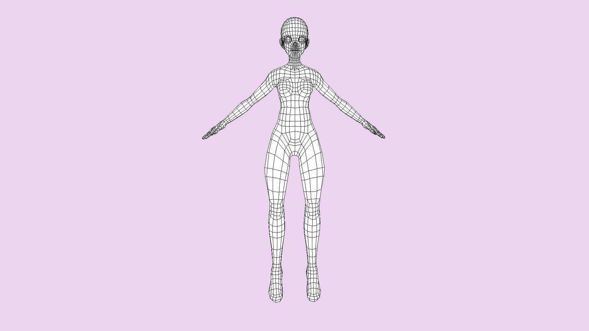 Stylized Girl model retopo - Download Free 3D model by leonitaperezkost ...
