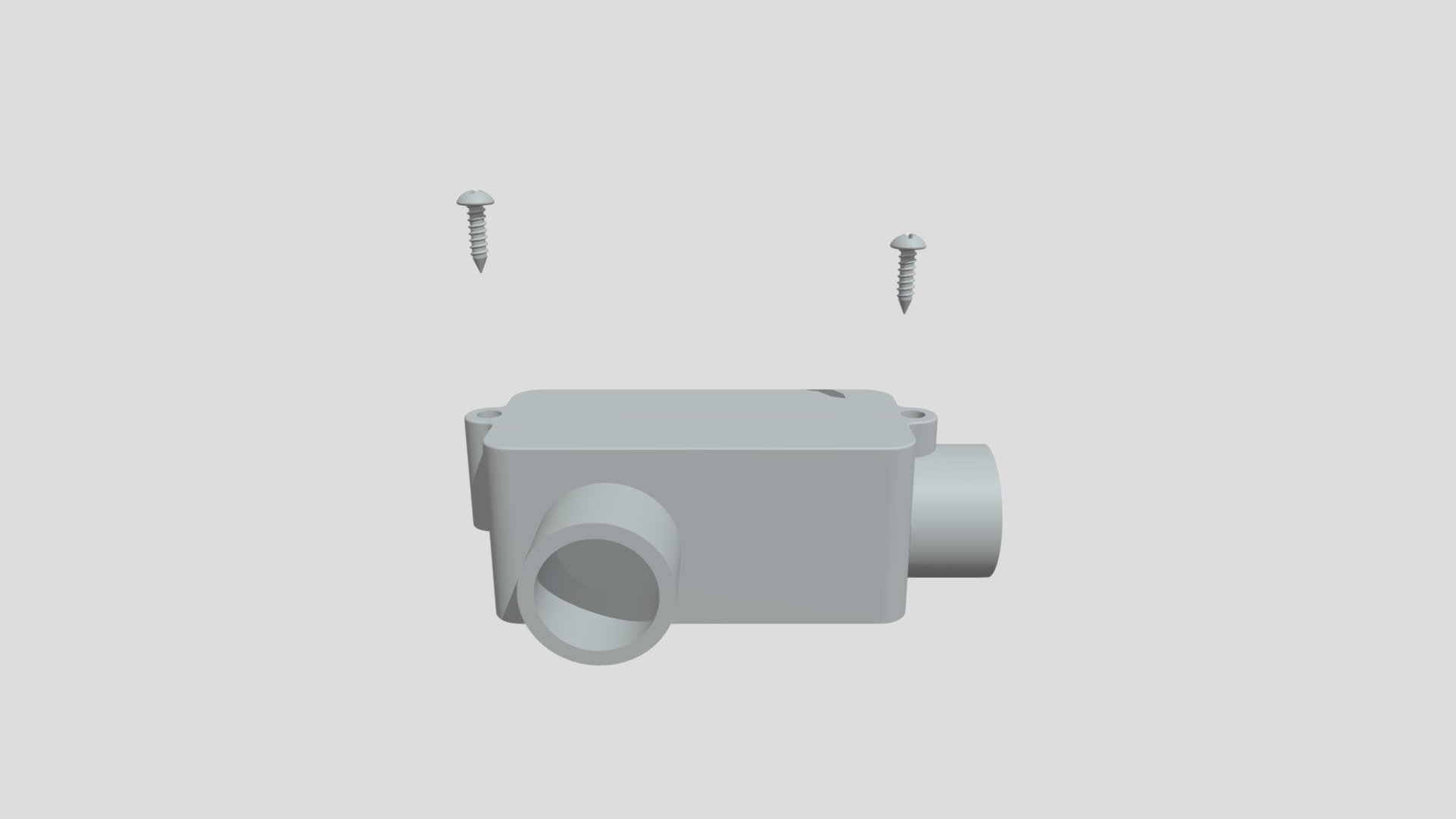 Conduit box w lid and Hardware v1 - Download Free 3D model by MBanzhoff ...