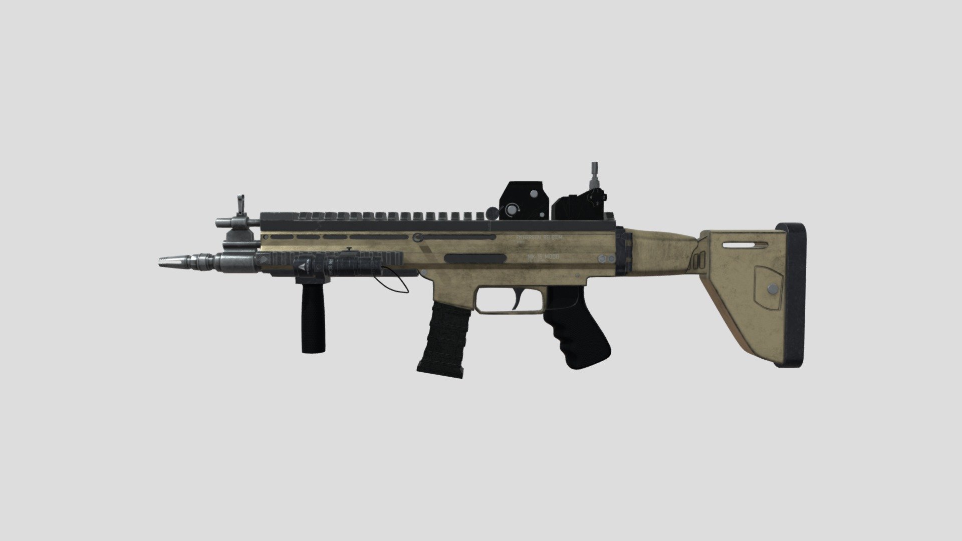 Scarl gun - Download Free 3D model by anilgoutam007 [07257cd] - Sketchfab