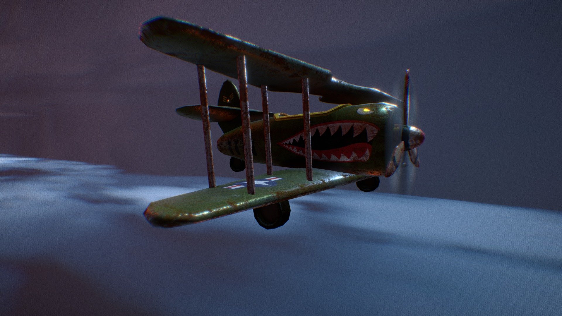 WWII Cartoon Plane FREE - Download Free 3D model by AZ-DOJO [0725d09 ...