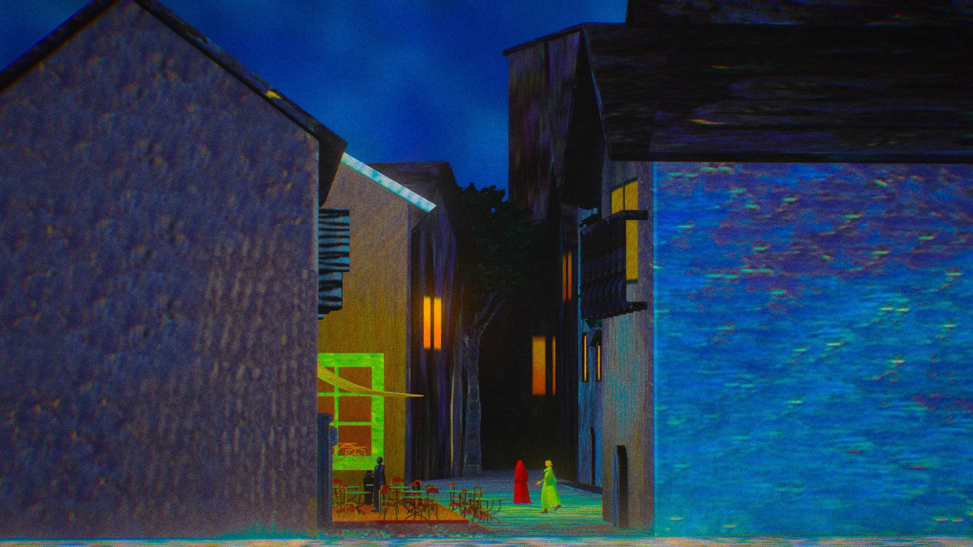 Van Gogh - Cafe terras at night - 3D model by omnyon [07260be] - Sketchfab