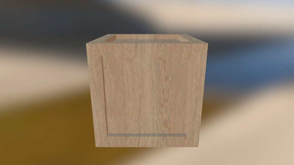 wood box - 3D model by bebepopolala [072a58a] - Sketchfab
