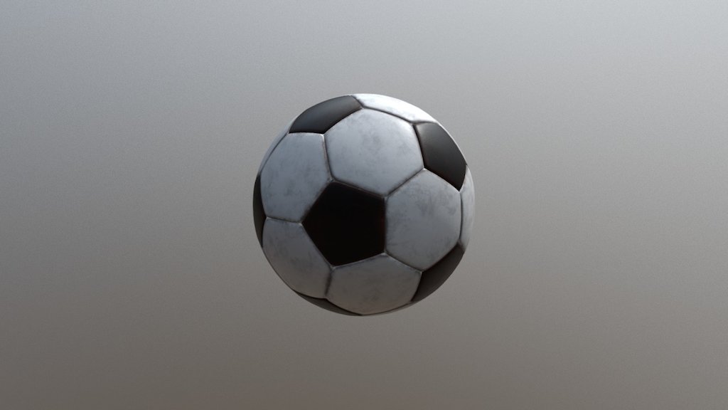 Football - Download Free 3D model by BSlegt [072a7e8] - Sketchfab