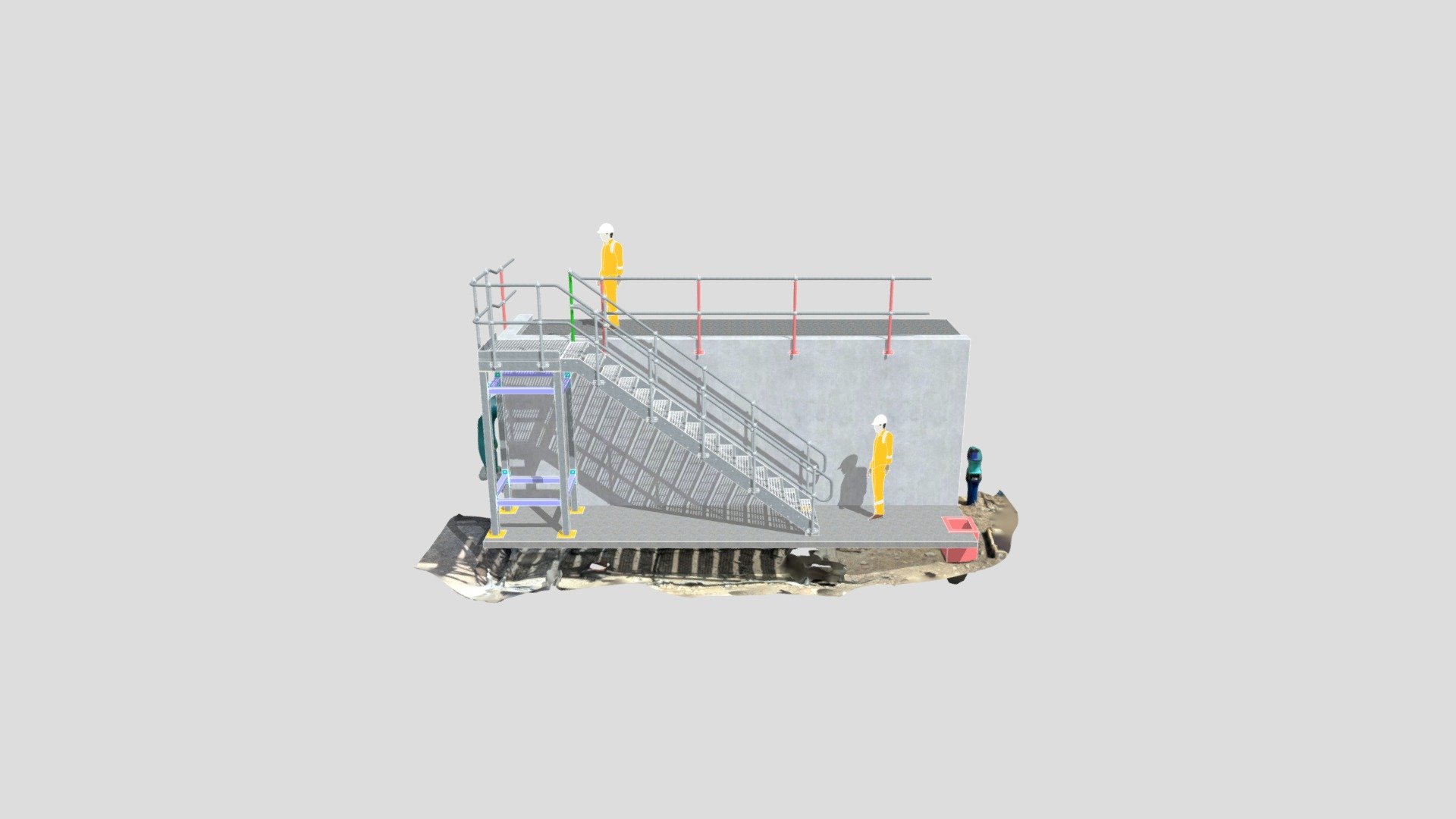 PROPOSAL enisca staircase - 3D model by ksa2020 / Dezine 2020 (@ksa2020 ...