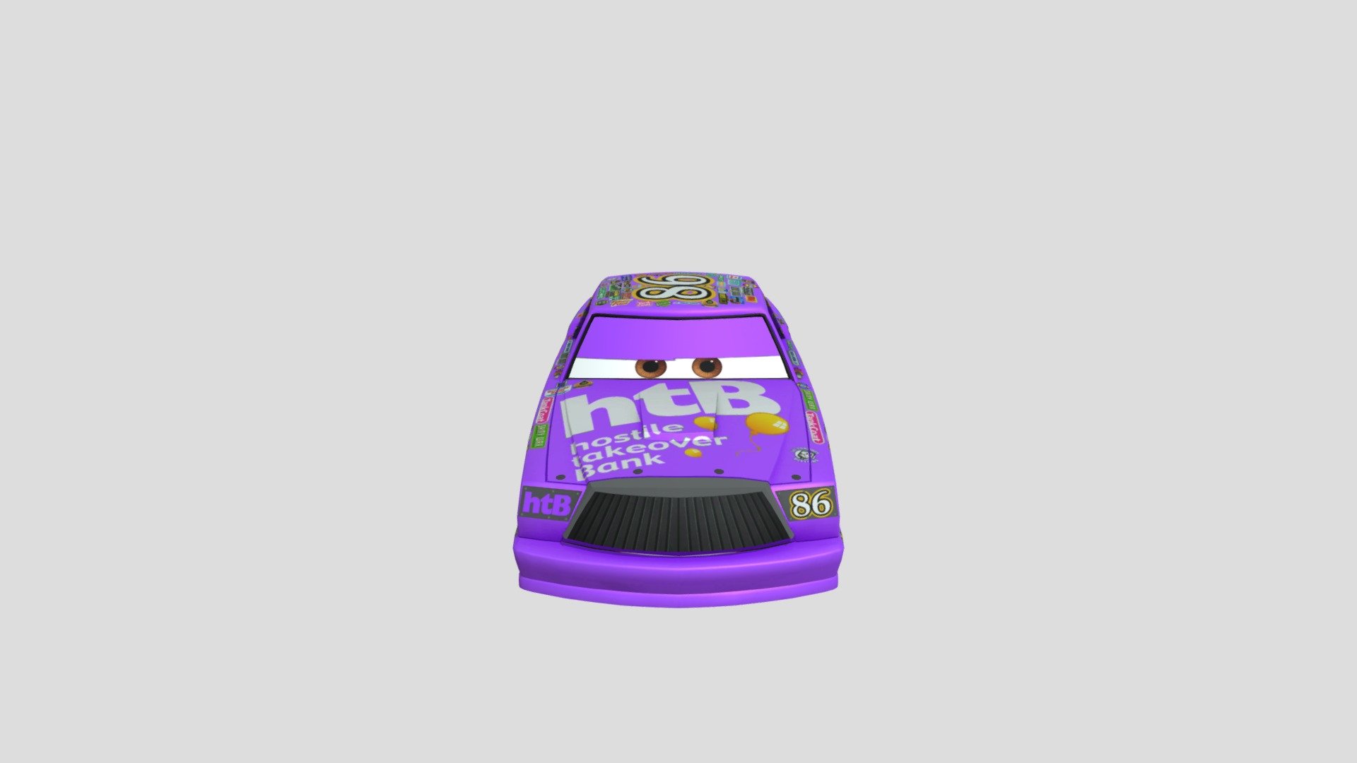 chick hicks purple rage - Download Free 3D model by ??? (@bouchra ...