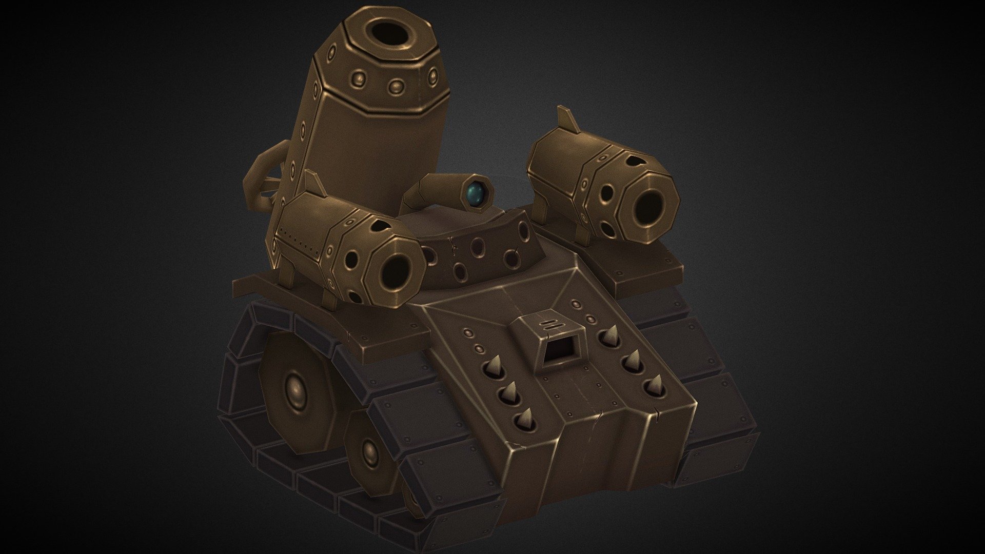 Mini Tank - 3D model by Thiago Allan (@solsoleil) [072e72b] - Sketchfab