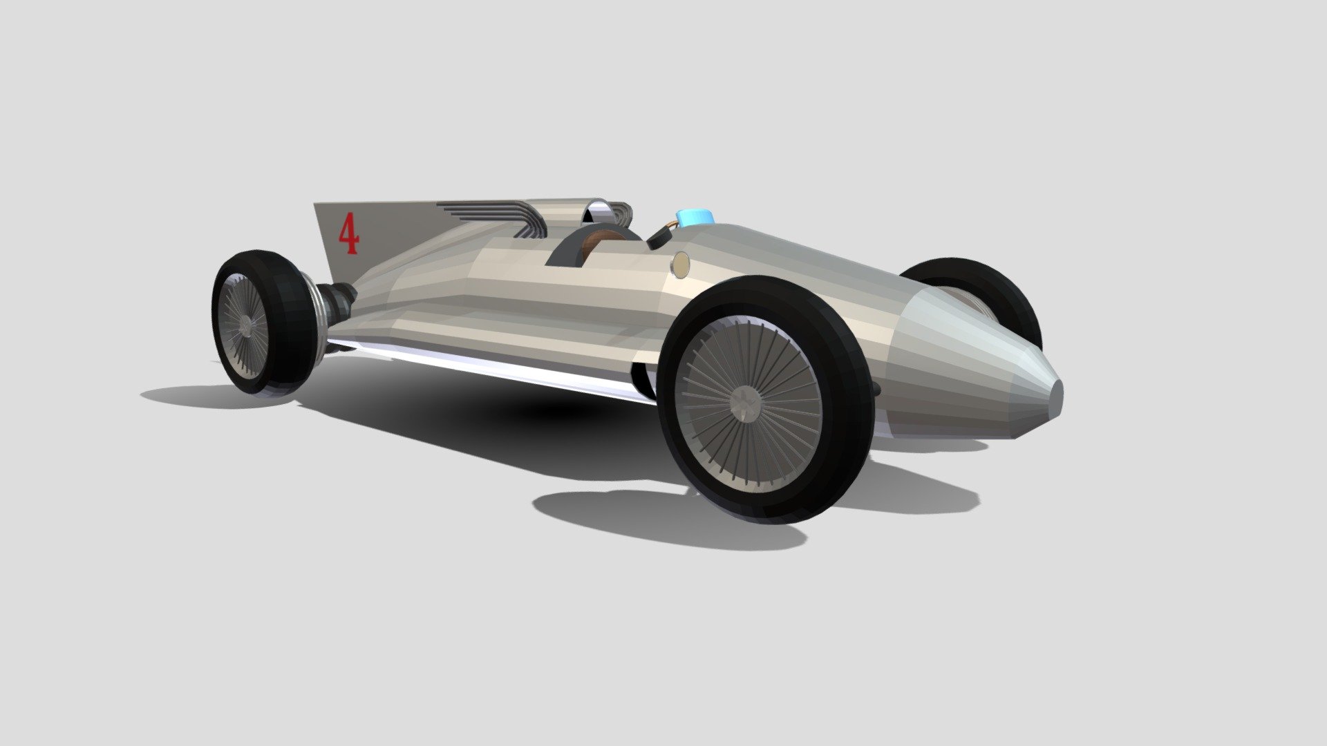 1920s esq. Fictional Race Car - Download Free 3D model by ...