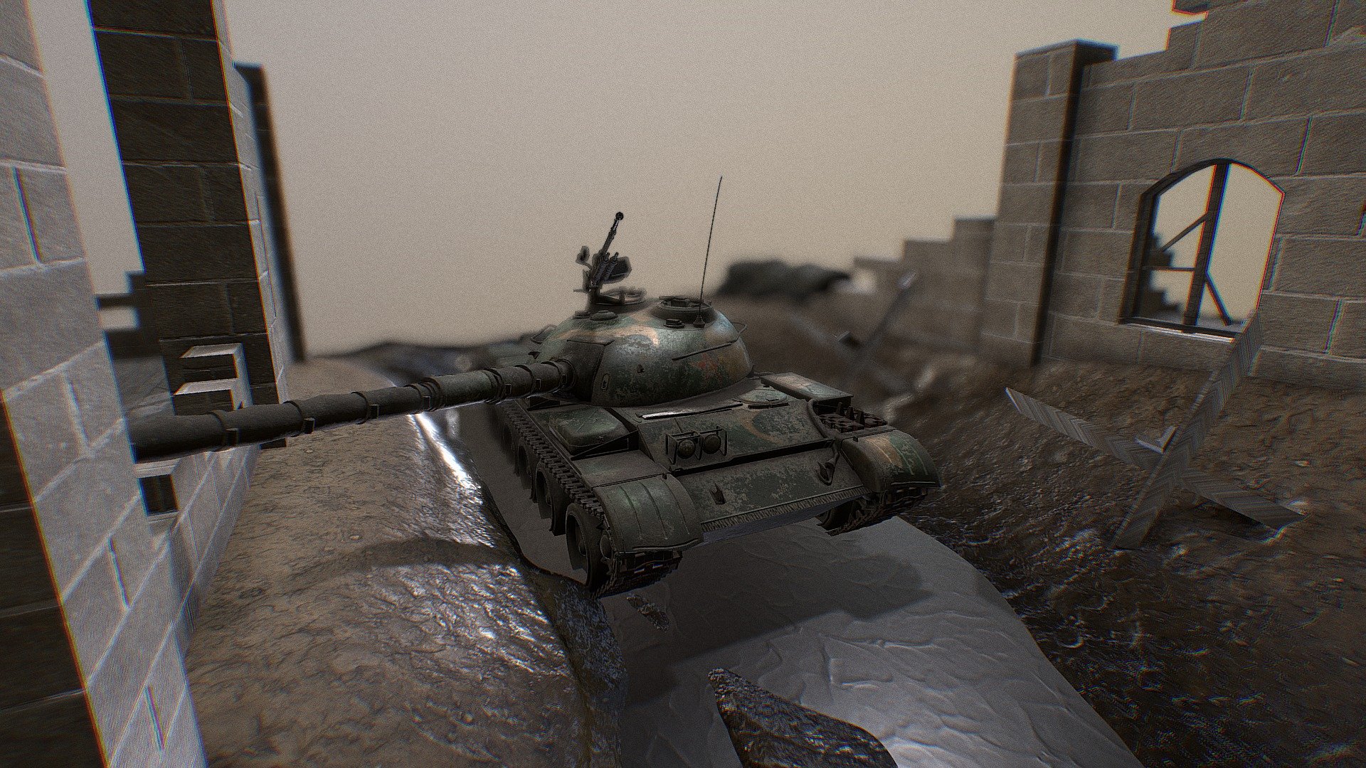 Chinese Tank Type 59 / WZ-120 Diorama - 3D model by Szyszz [072f8a8 ...