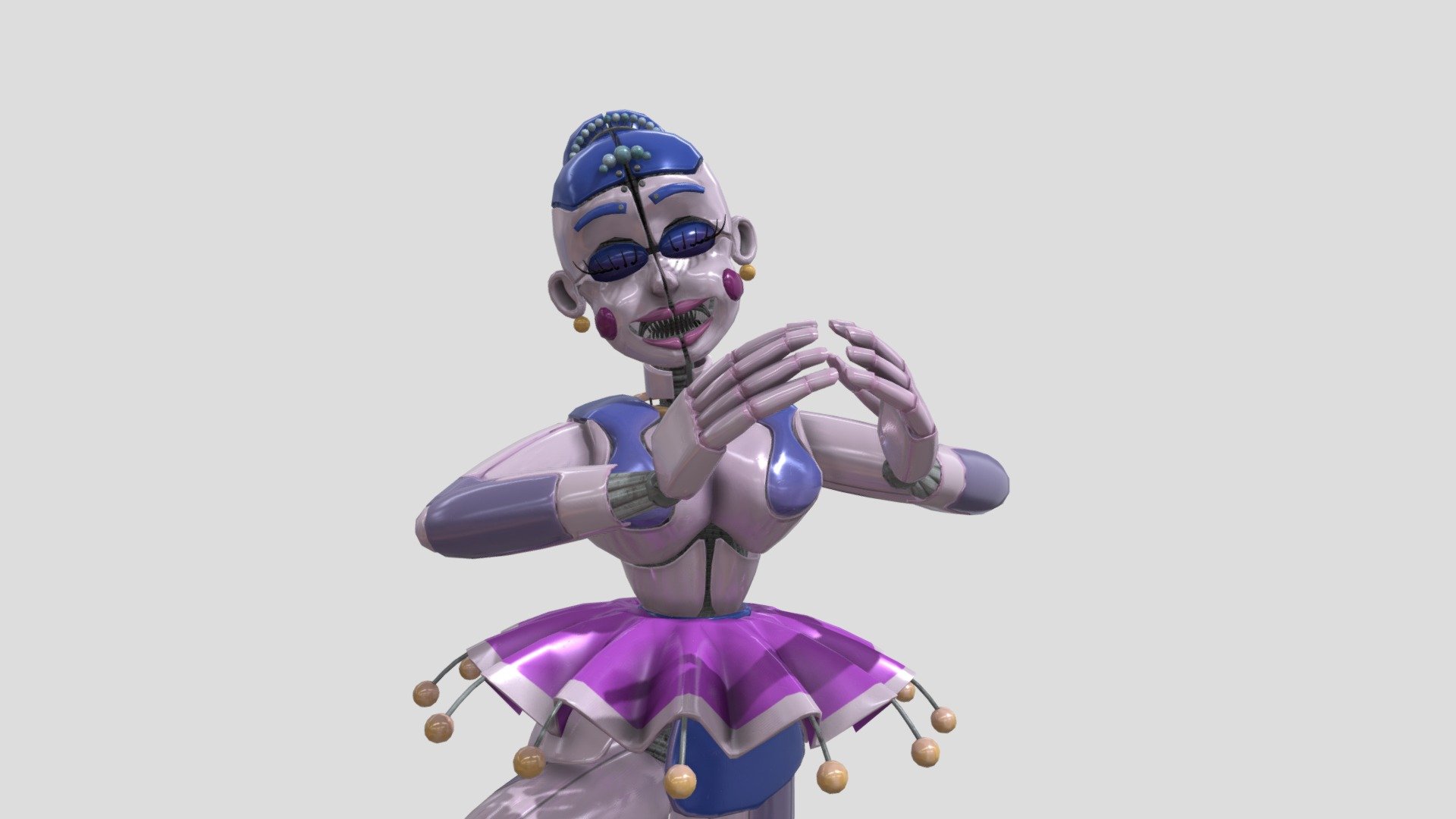 FNAF: Help Wanted 2 | Ballora - Download Free 3D model by Xoffly [072f9f1] - Sketchfab