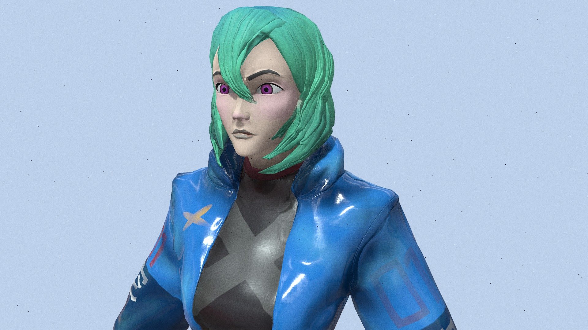Punk Girl - Textures - 3D model by kellianngalabinski [0731206] - Sketchfab