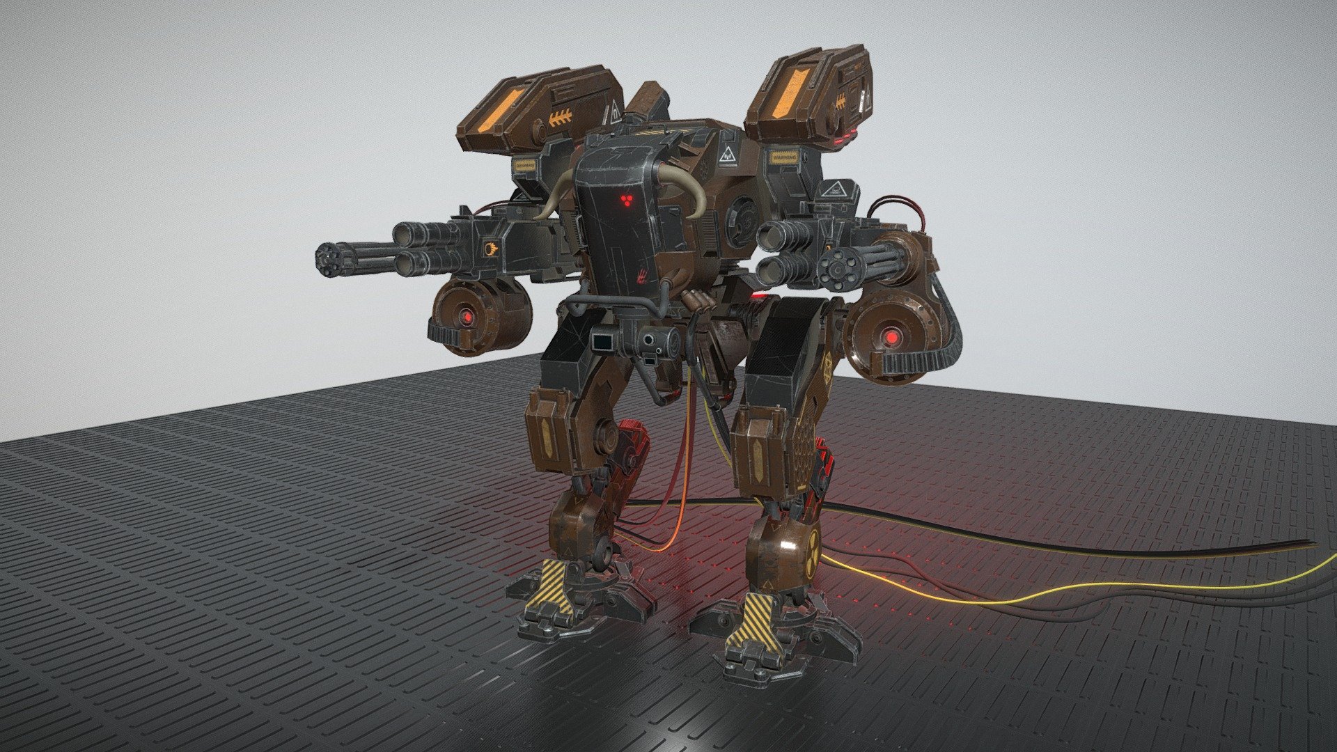 Robot-Bull - 3D model by propavel171092 [07313ce] - Sketchfab