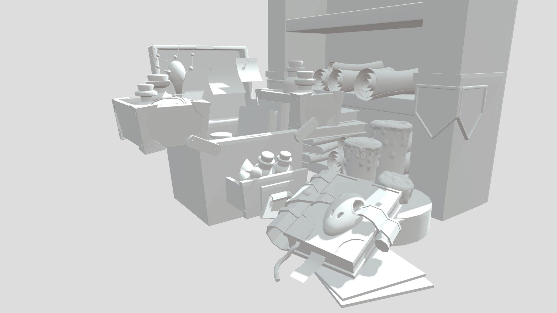 WitchBox_4_3 - 3D model by GabrielleAdams [0731ca2] - Sketchfab