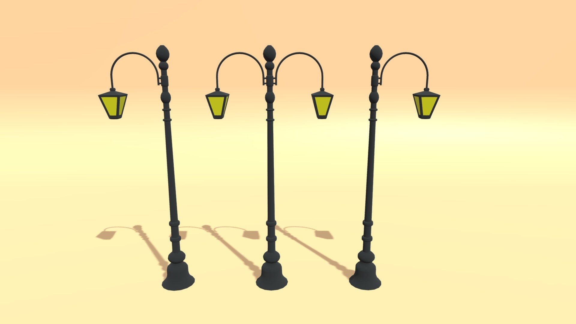Cartoon Street Light - Buy Royalty Free 3D model by Philip Storm ...