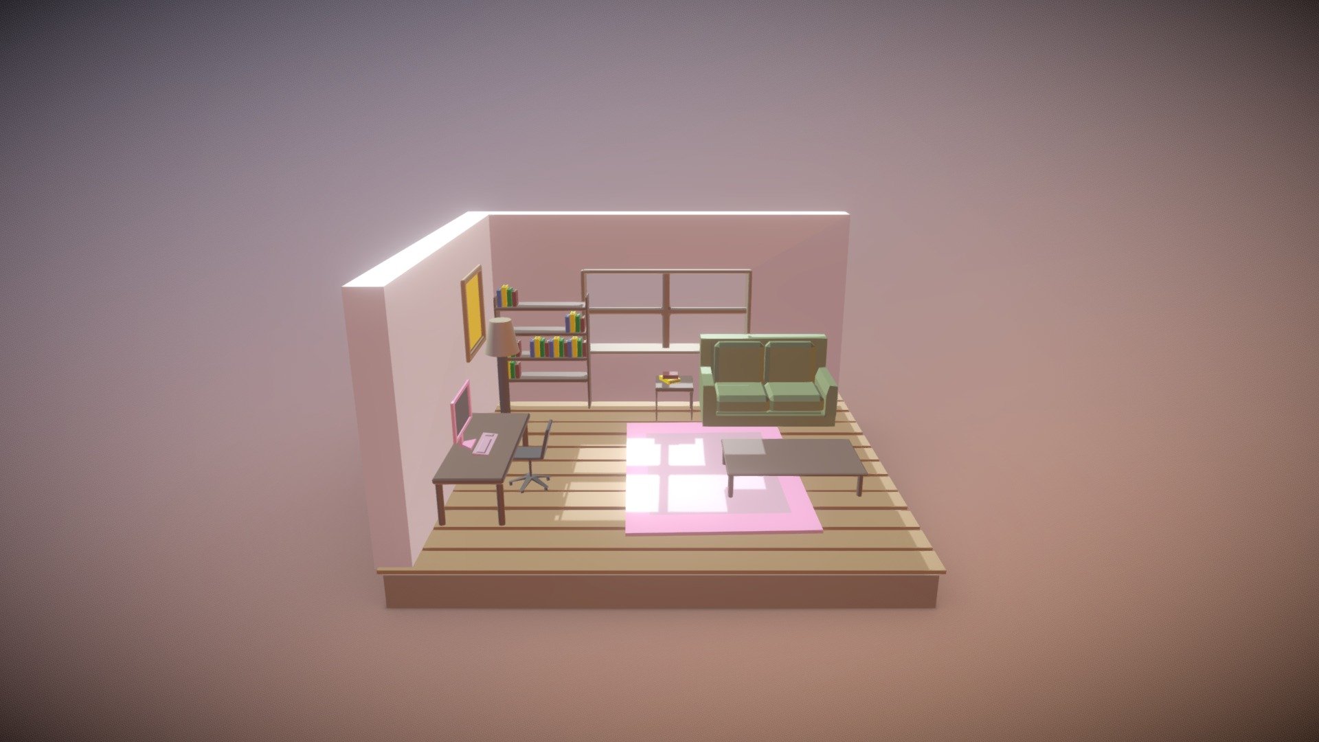 smol room - Download Free 3D model by ambellinaa [07346ea] - Sketchfab