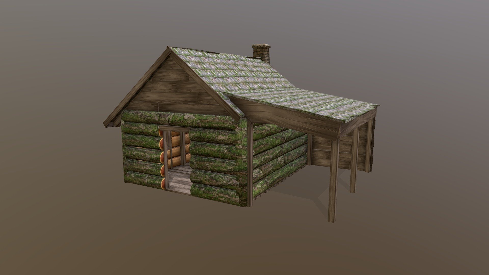 Log Cabin Download Free 3d Model By Luis Gustavo Luissantos2