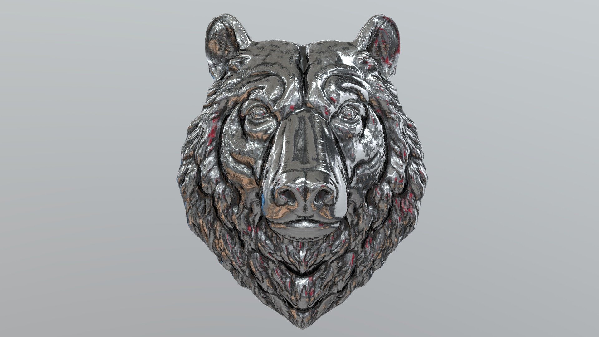 Metal bear face - Download Free 3D model by Alessandro Zanetti ...