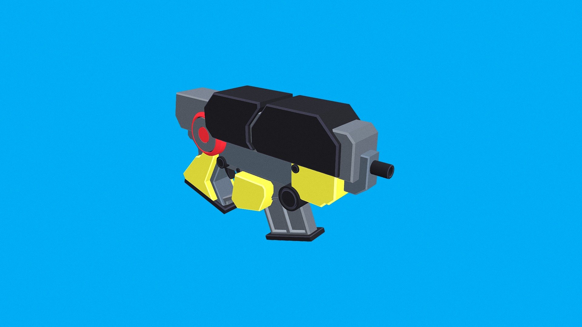 Low Poly Gun - 3D model by İlhan Fehimovski (@ilhanfehimovski) [0738c09 ...