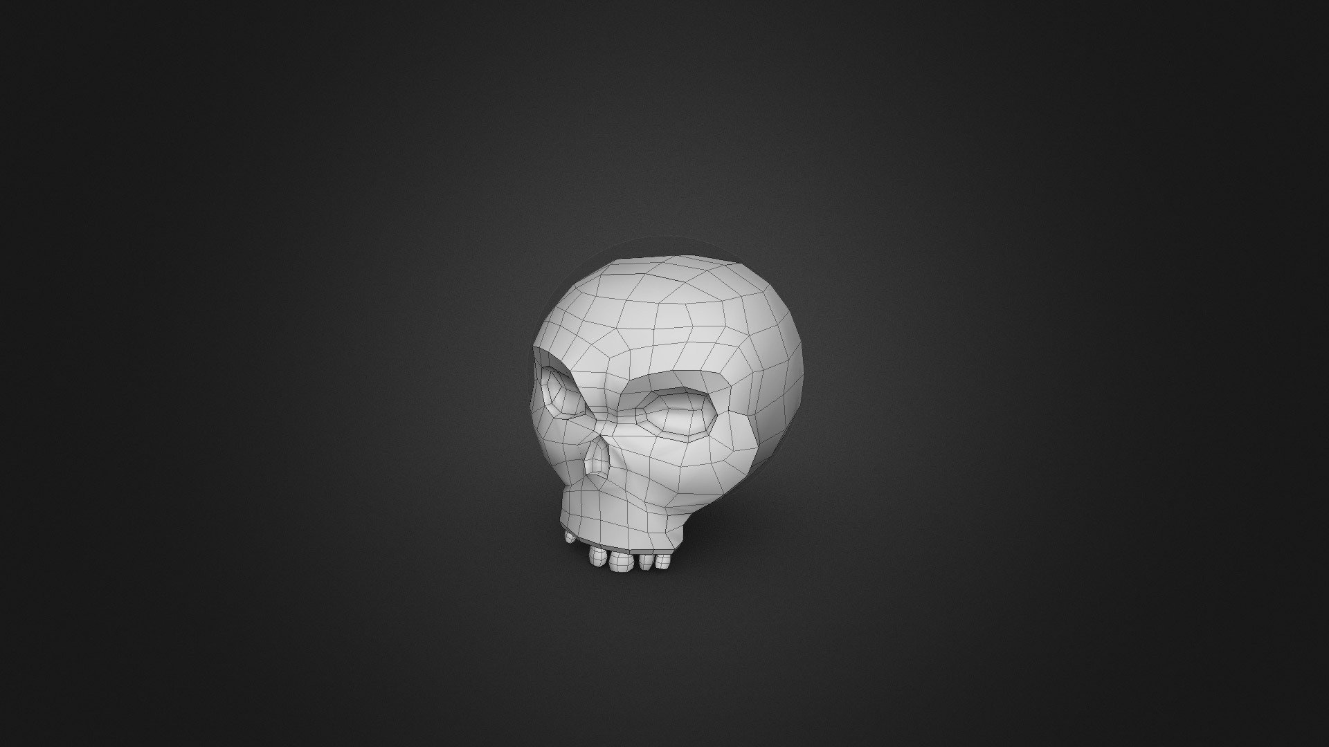 Stylised Skull - Download Free 3D model by Lewis Harding ...