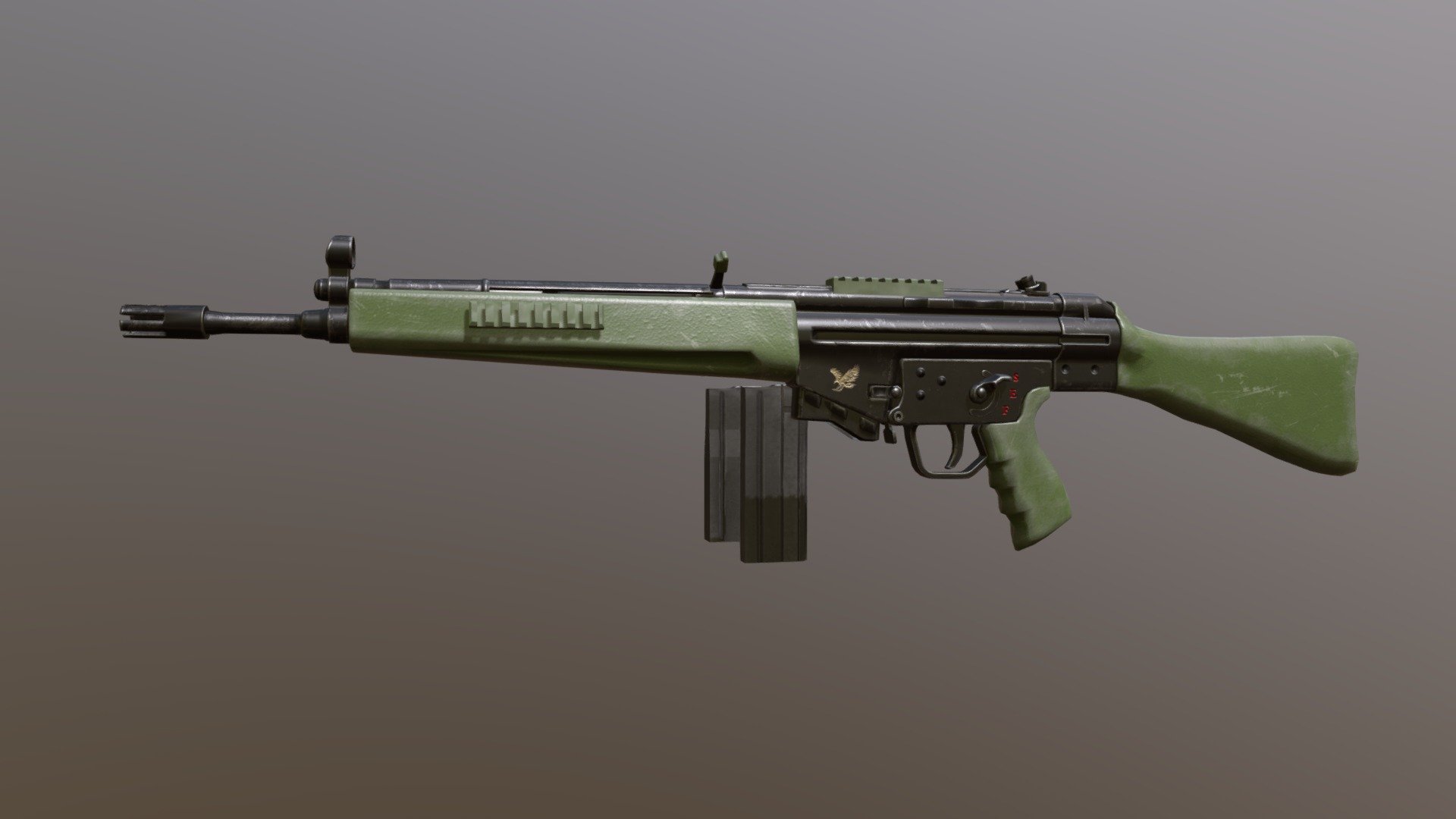 Heckler & Koch G3 - Buy Royalty Free 3D model by Thomas Binder ...