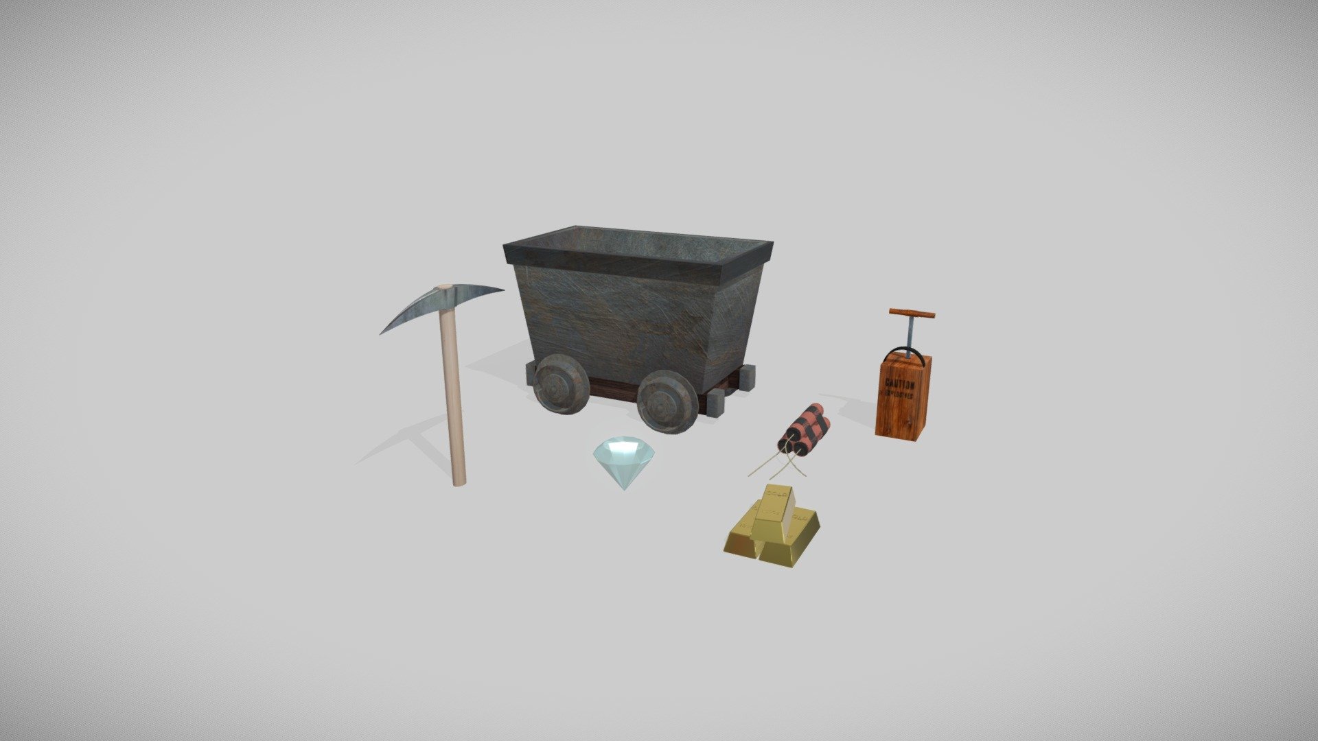 Mining Asset Pack - 3D model by Denzell03 (@Denzell1) [073a6e5] - Sketchfab