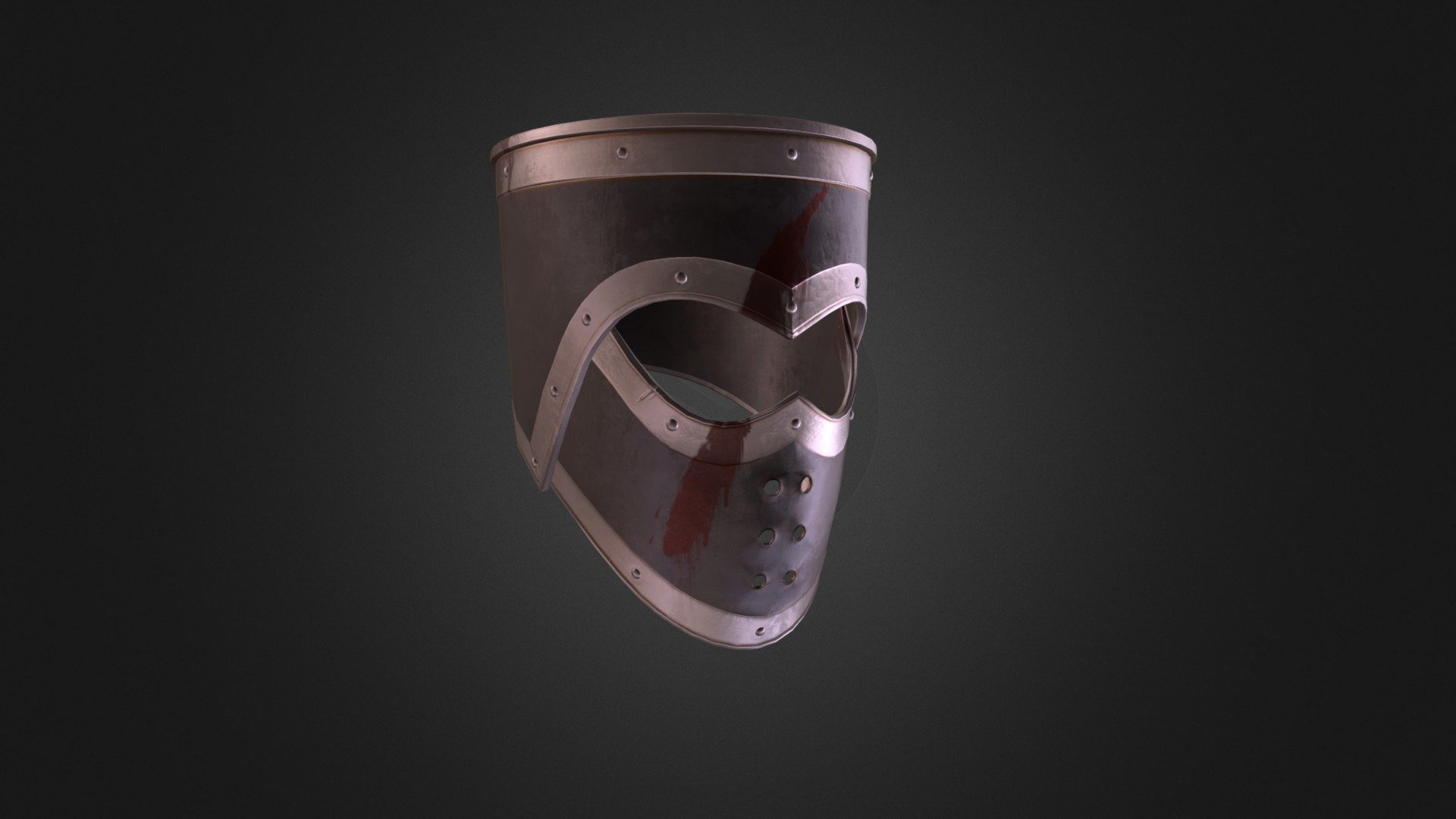 Bloody Helmet - 3D model by SamuelEddy [073baee] - Sketchfab