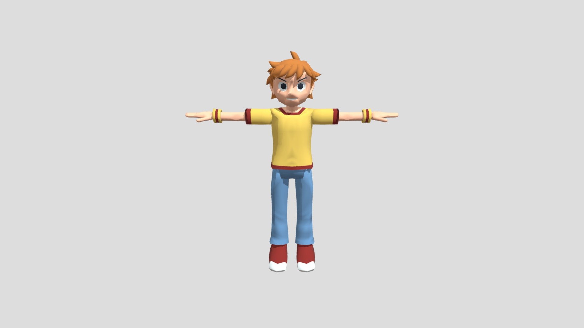 Scott Pilgrim - 3D model by nightoingu [07400d6] - Sketchfab
